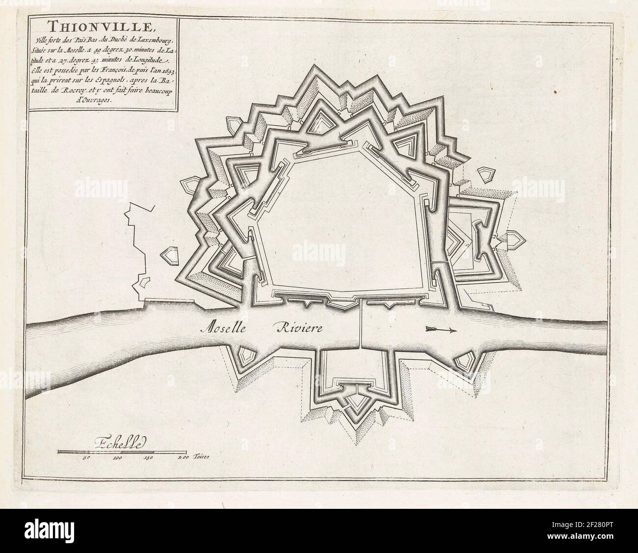 Map of thionville hi-res stock photography and images - Alamy