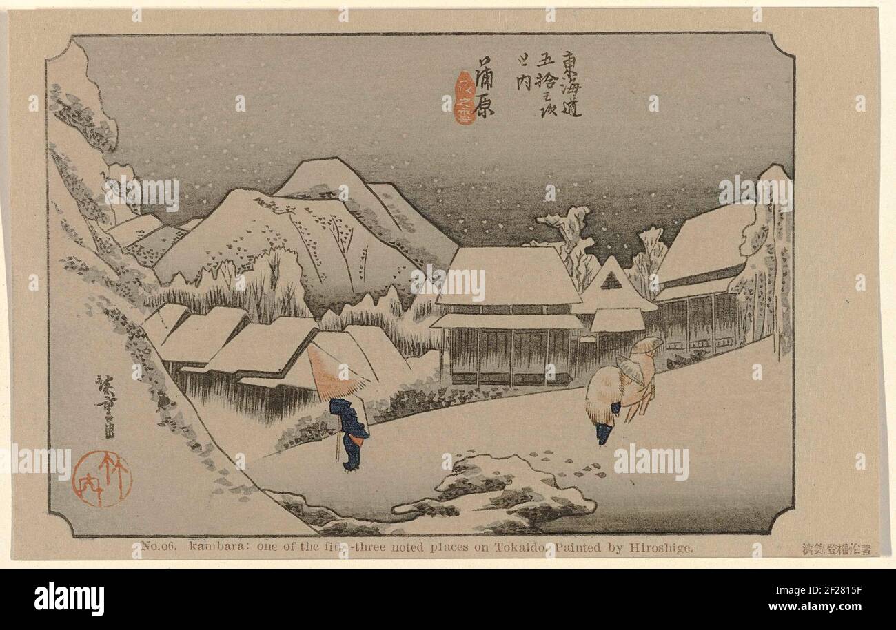 Kambara; No. 16. Kambara: one of the fifty-three noted places on ...