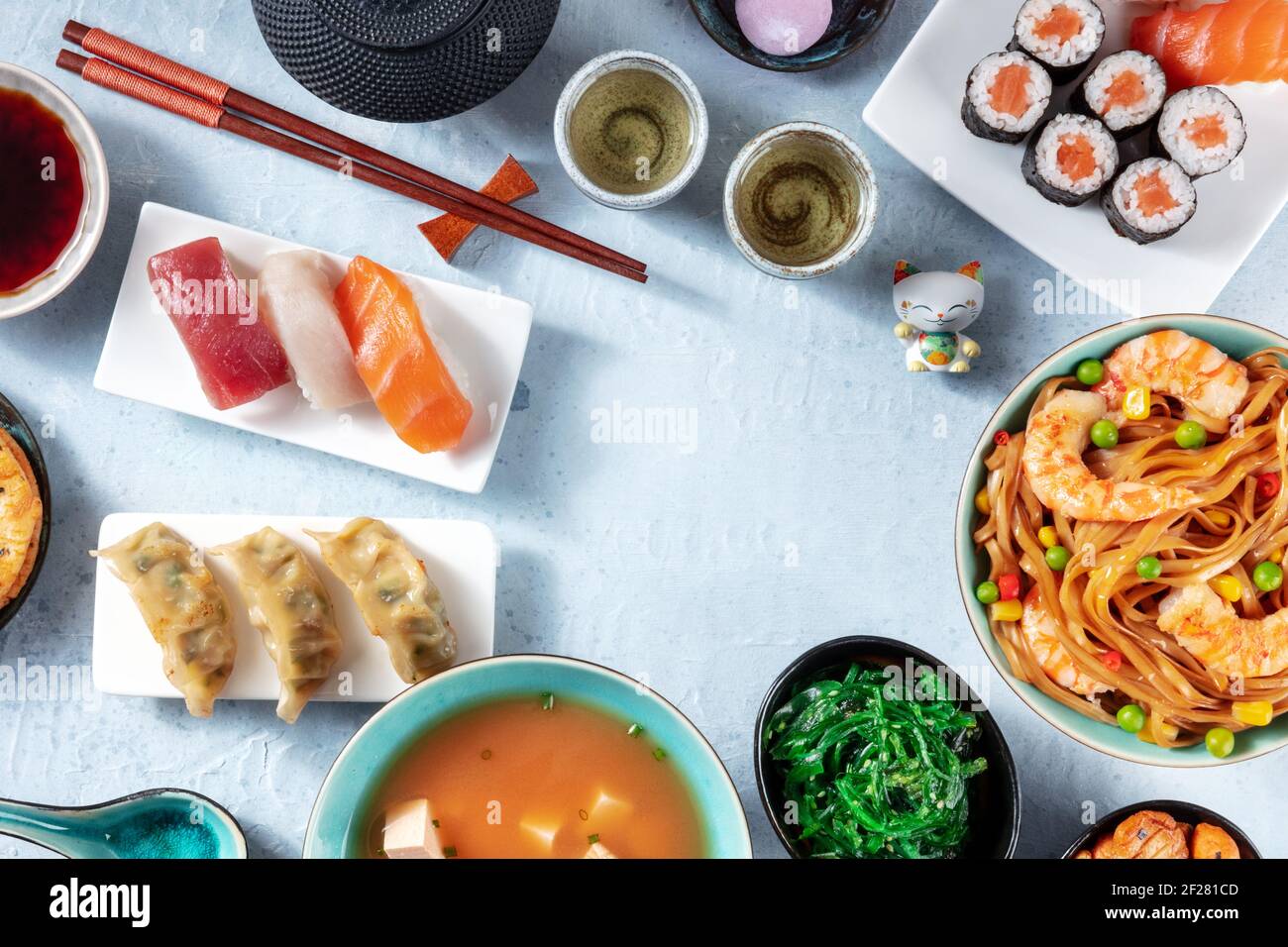 Japanese food background with a place for text. Cuisine of Japan ...