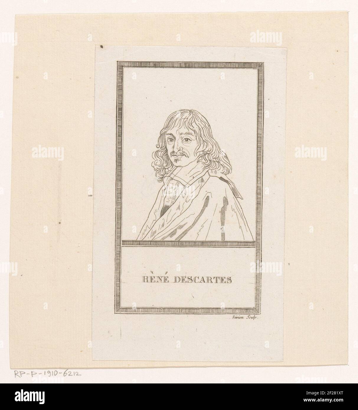 Portret Van René Descartes Stock Photo - Alamy