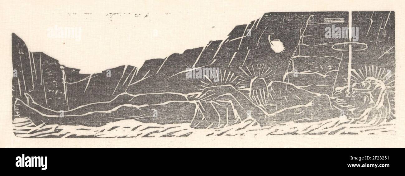 Lying male man. A melted man lies on his back down a staircase in the ...