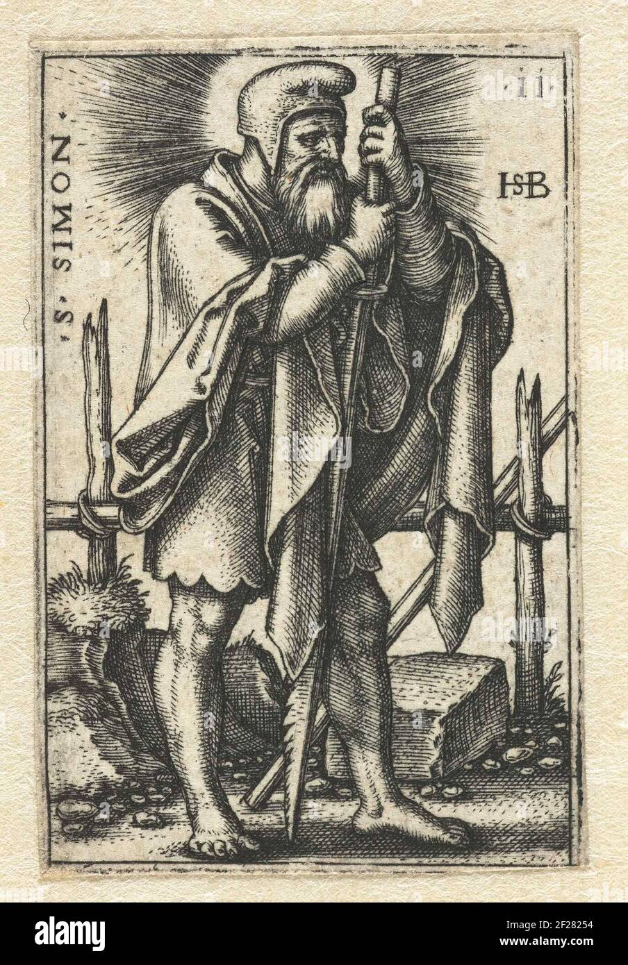 Simon Zelotes; S. Simon; Twelve apostles Stock Photo - Alamy