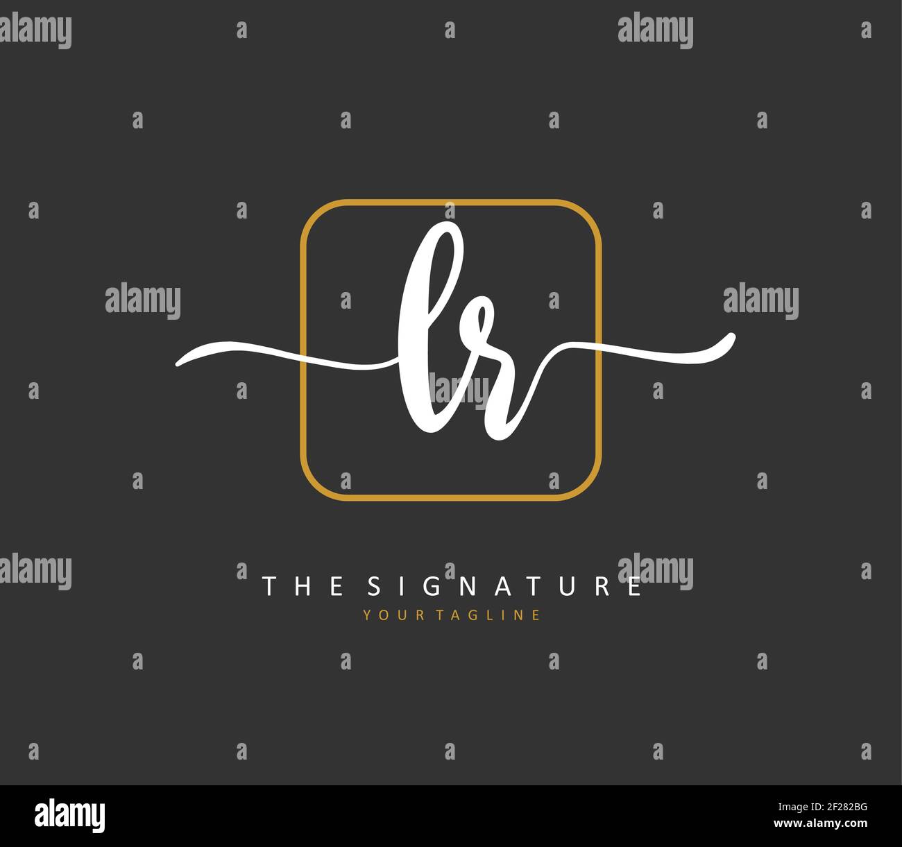 Letter lr logo hi-res stock photography and images - Alamy