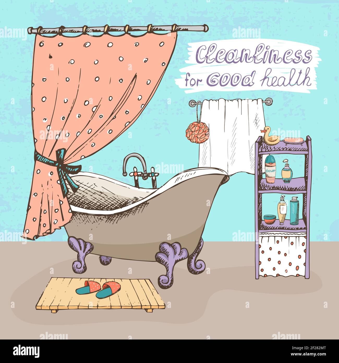 Bathroom vanity nobody Stock Vector Images - Alamy