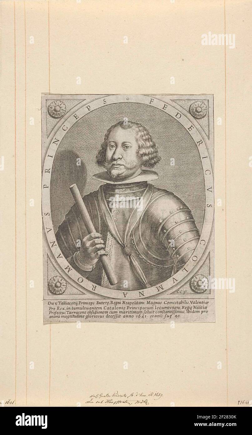 Portret van Federico Colonna Stock Photo - Alamy