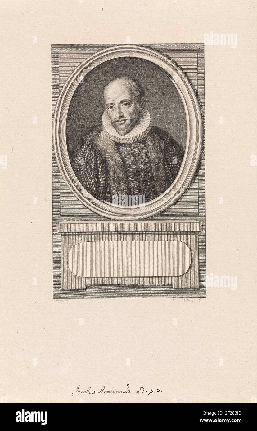 Portrait of Jacobus Arminius.Portrait of Jacobus Arminius, Theologian ...