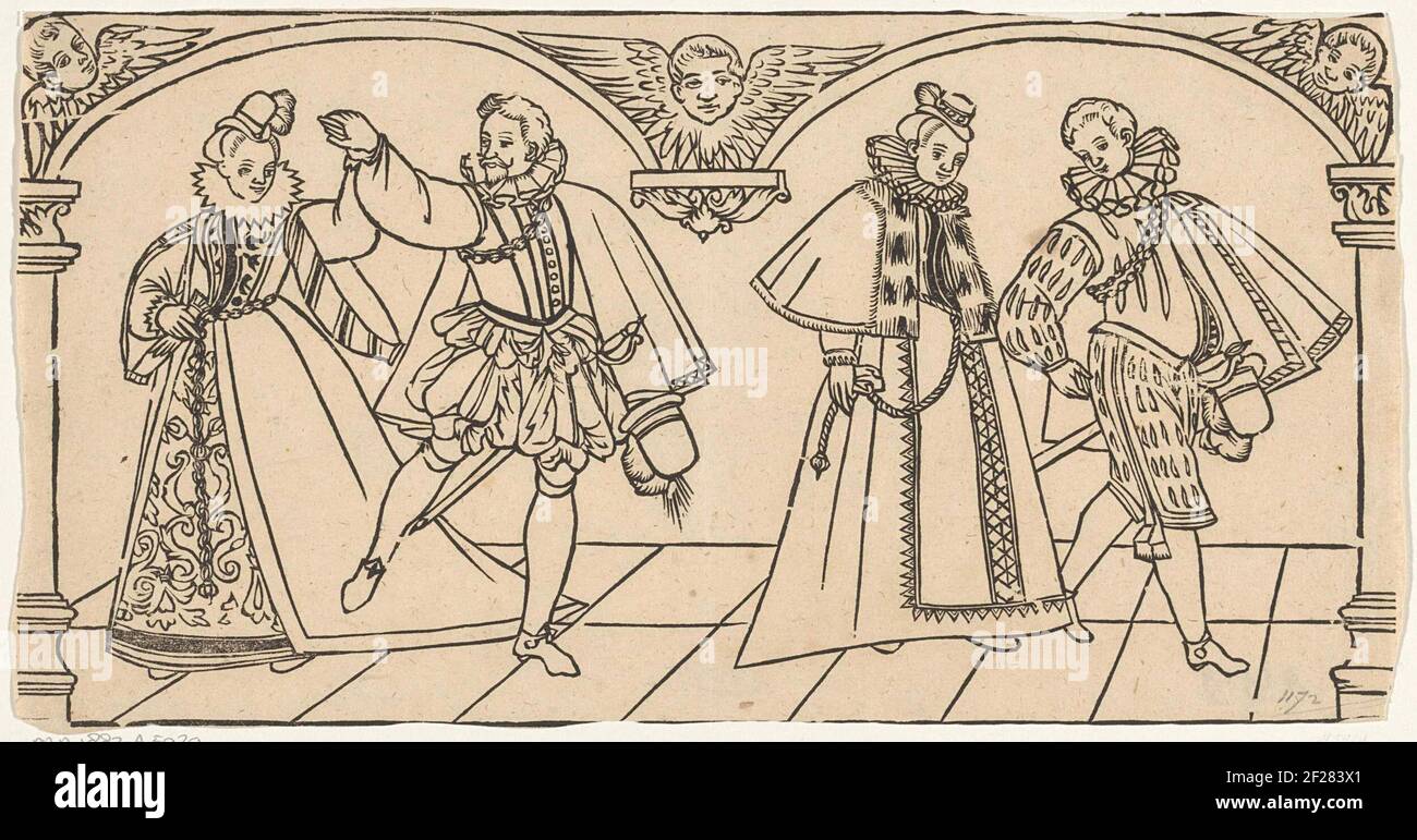 Two dancing couples hi-res stock photography and images - Alamy