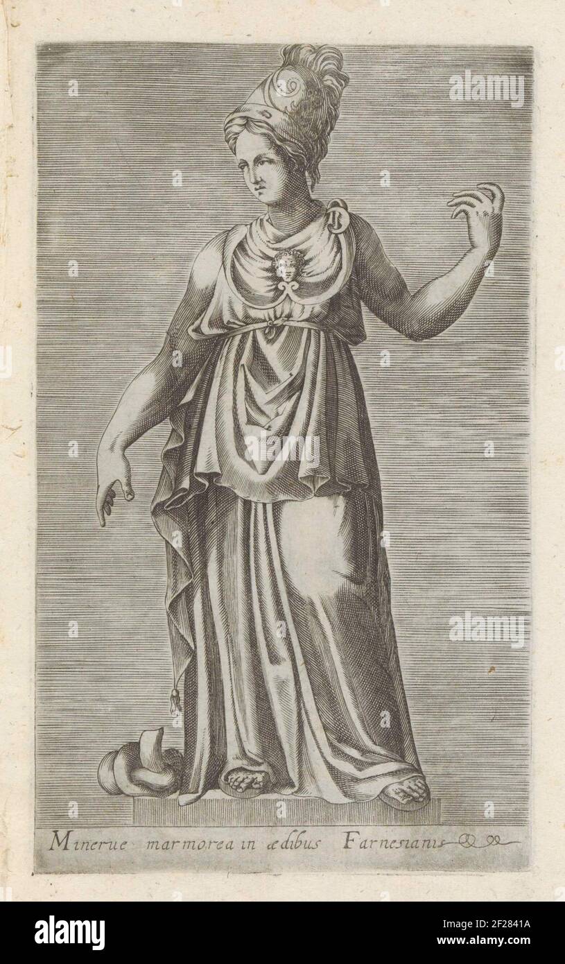 Sculptuur Van Minerva; Minerva marble house Farnesianum; Antieke ...