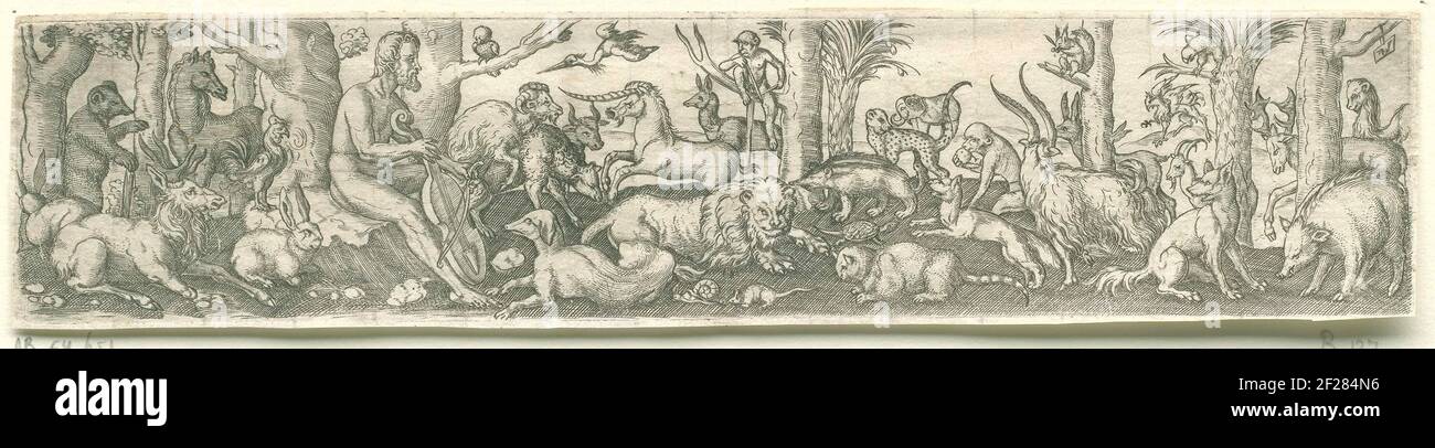 Orpheus enchances the animals with his music Stock Photo - Alamy