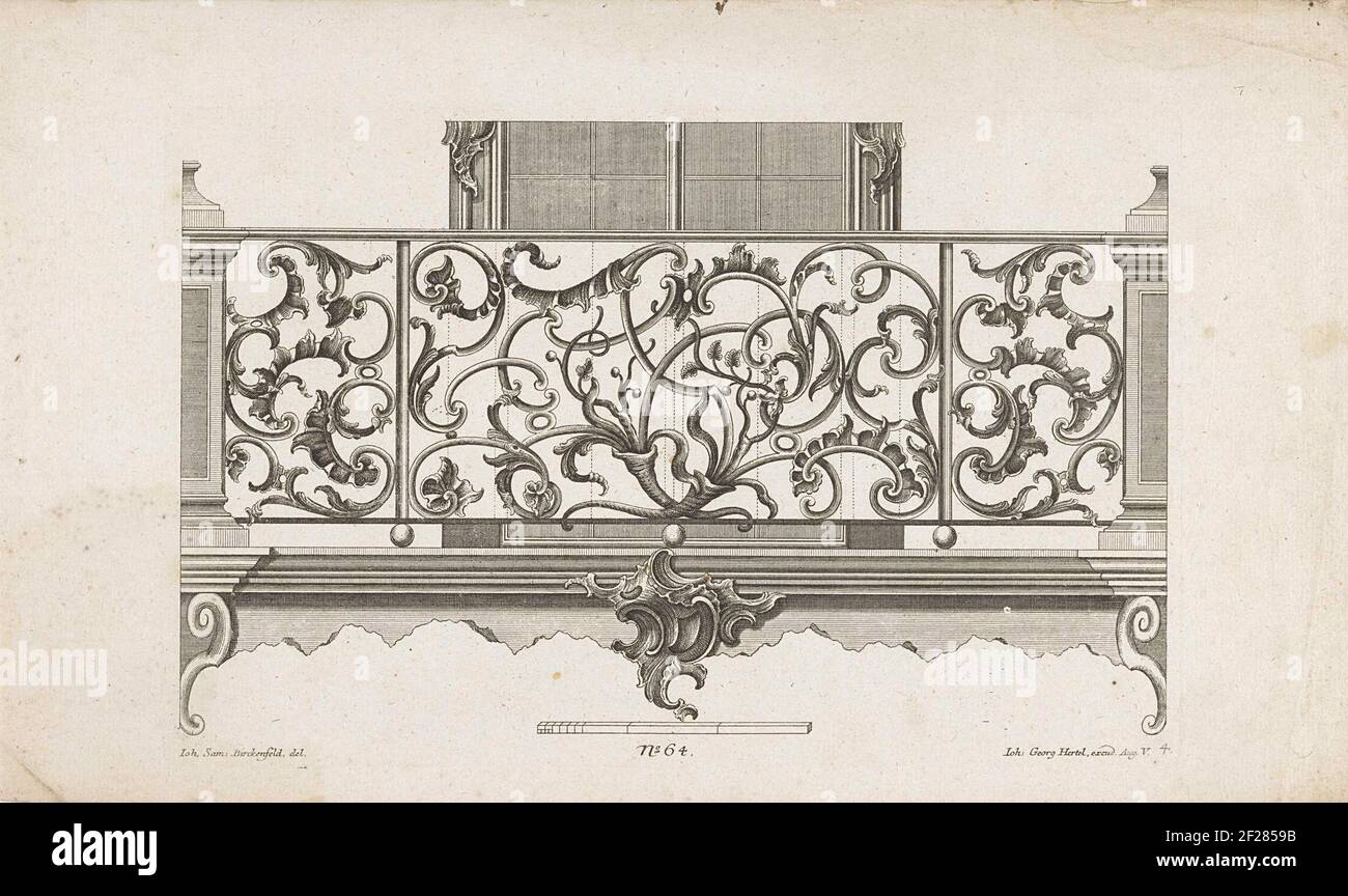 Ornamental gate with floral motifs; Designs for wrought iron ornamental ...