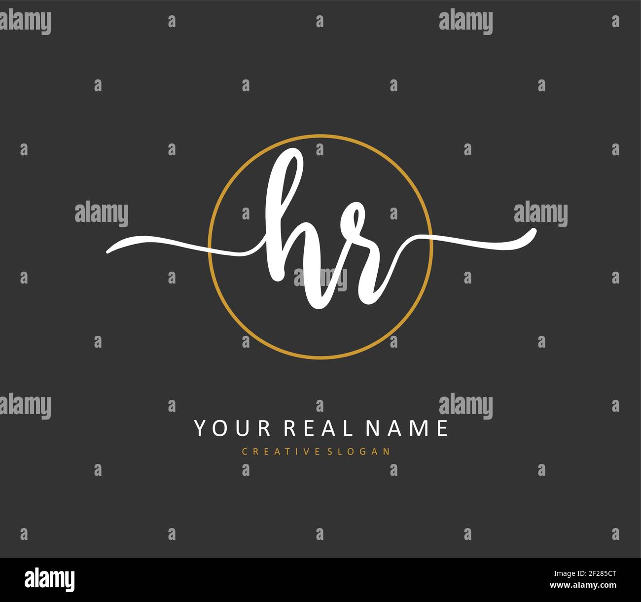 Hr letter Stock Vector Images - Alamy