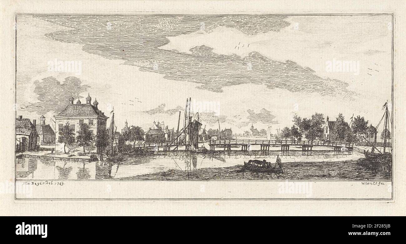 View of the village of Uithoorn Stock Photo - Alamy