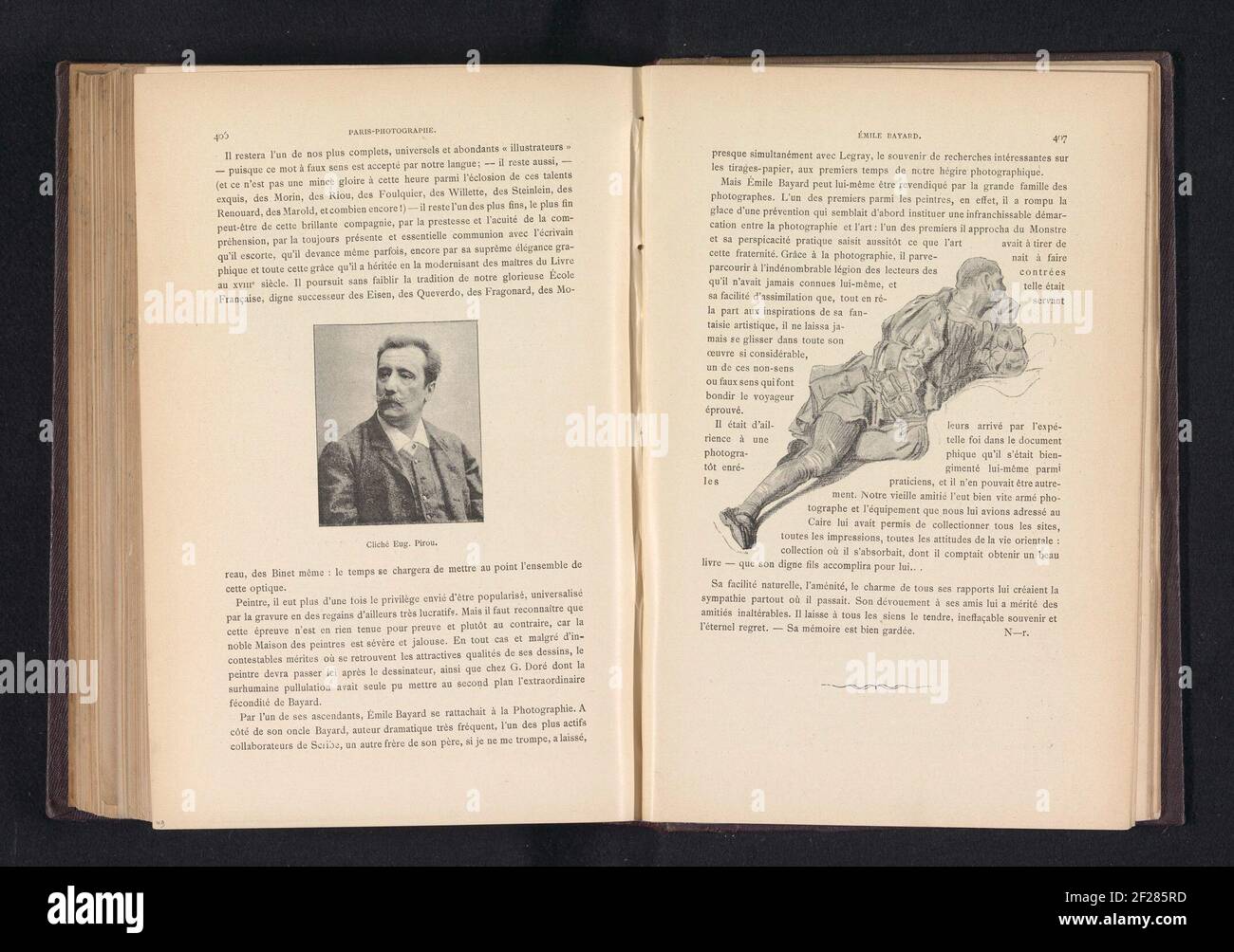 Photo production of a drawing, representing a horizontal man Stock ...