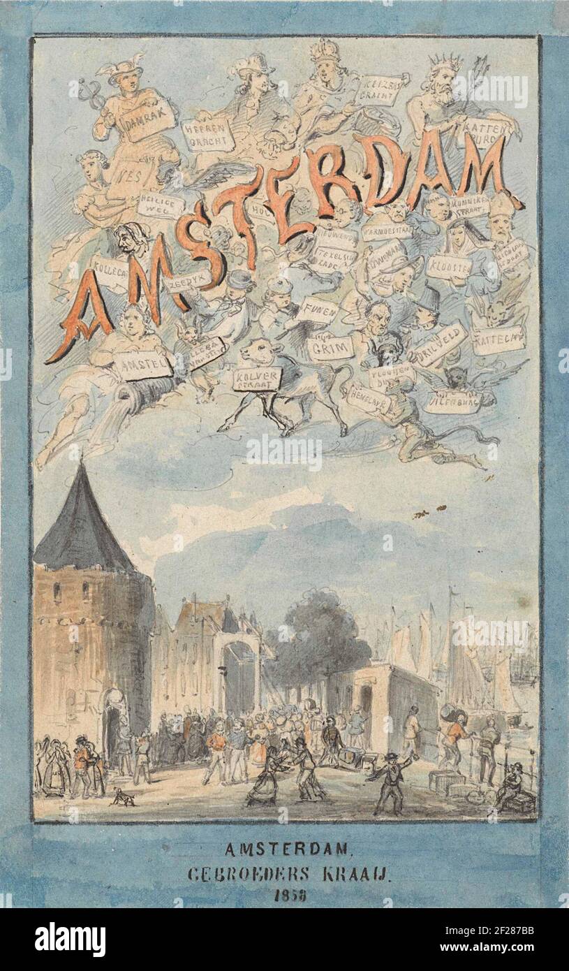 Design for the cover of the book of Amsterdam. Origin and distraction ...