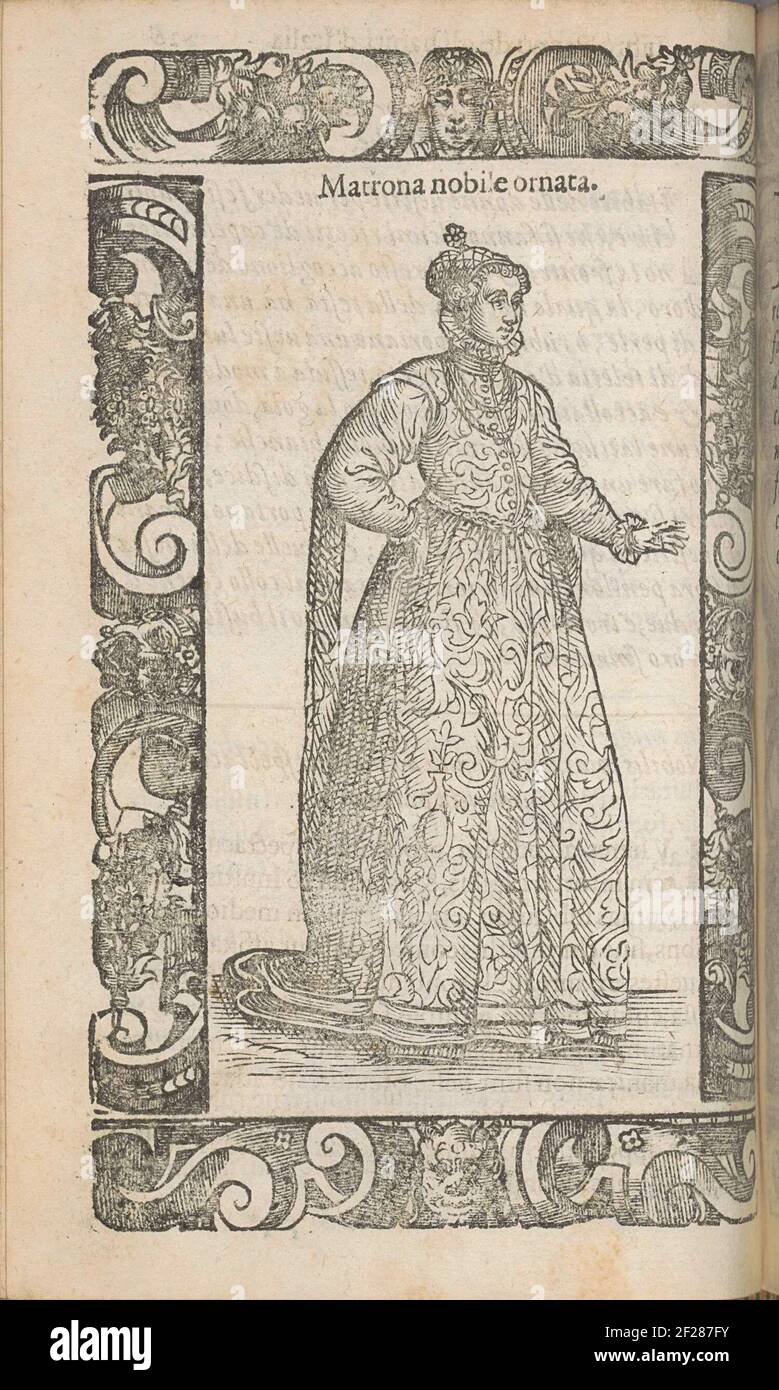 Ornate noble matron; Ancient habits, modern et worldwide Stock Photo ...