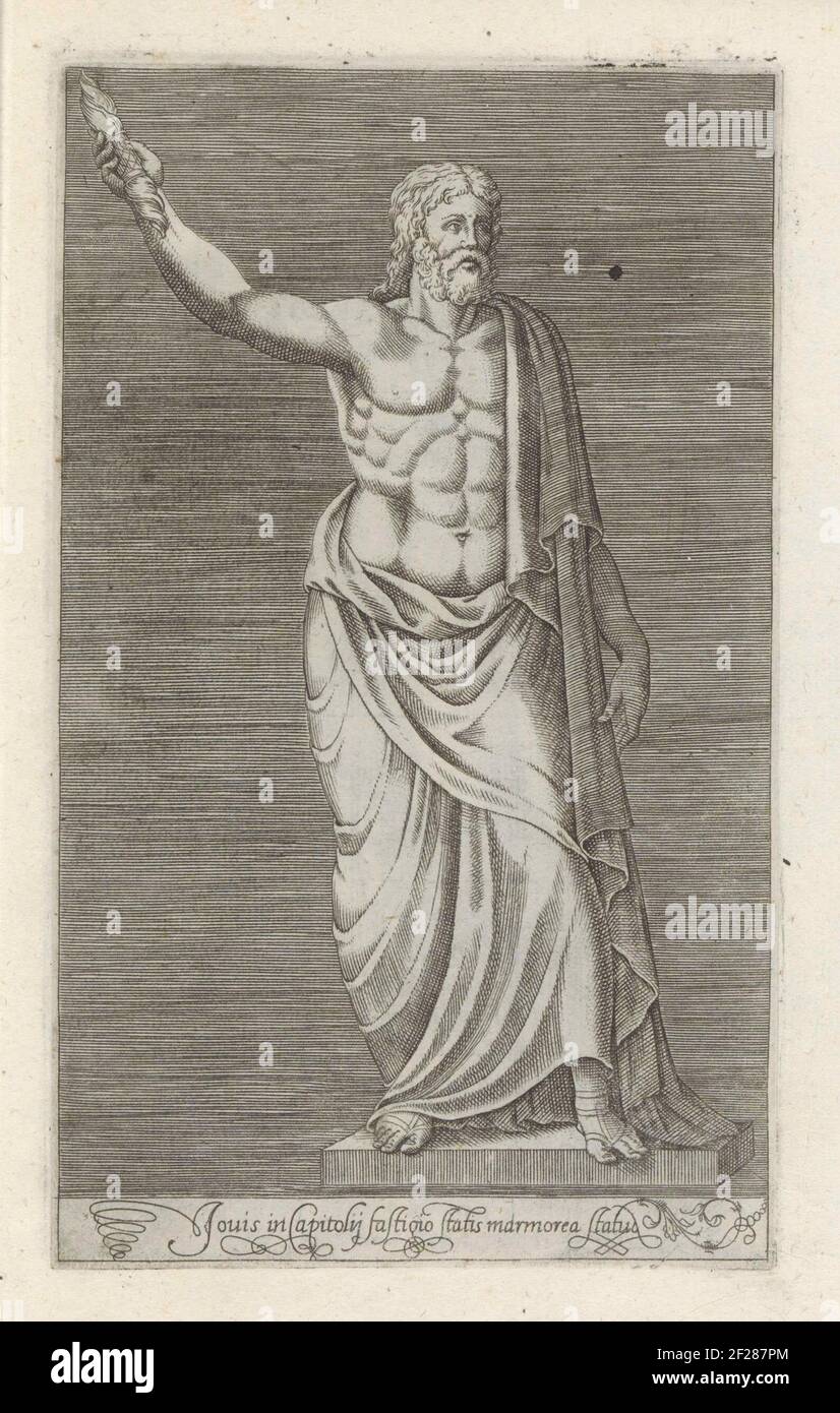 Sculptuur Van Jupiter; Stand ye in the Capitolij the top of the marble ...