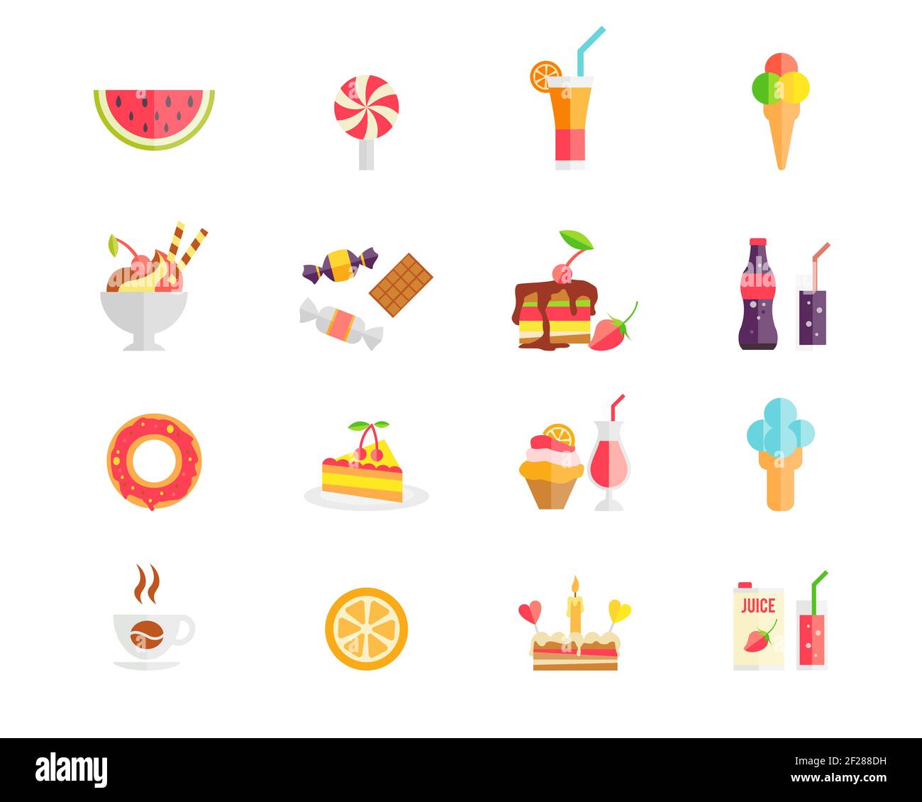 Frozen tart Stock Vector Images - Alamy