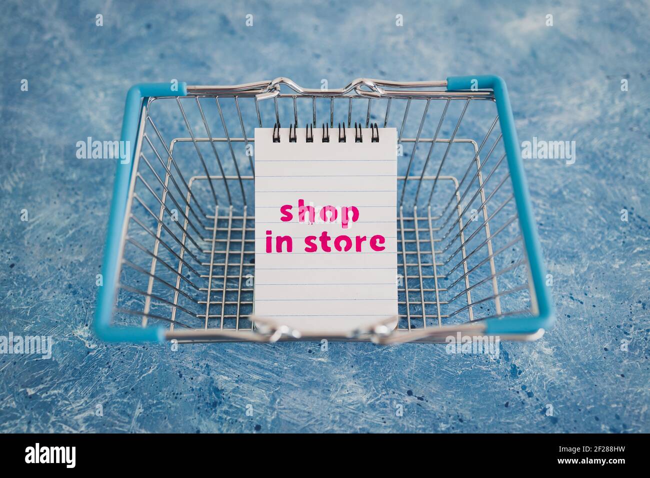 competition and retail industry conceptual image, shop in store text on ...