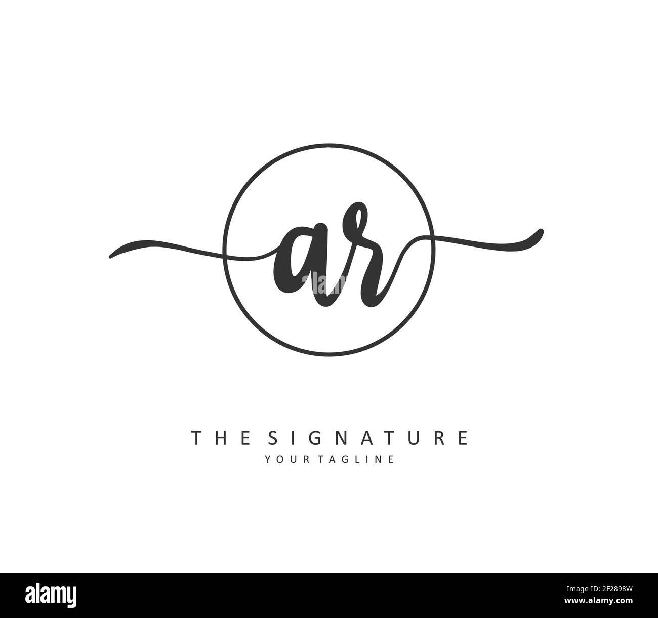 Ar signature hi-res stock photography and images - Alamy