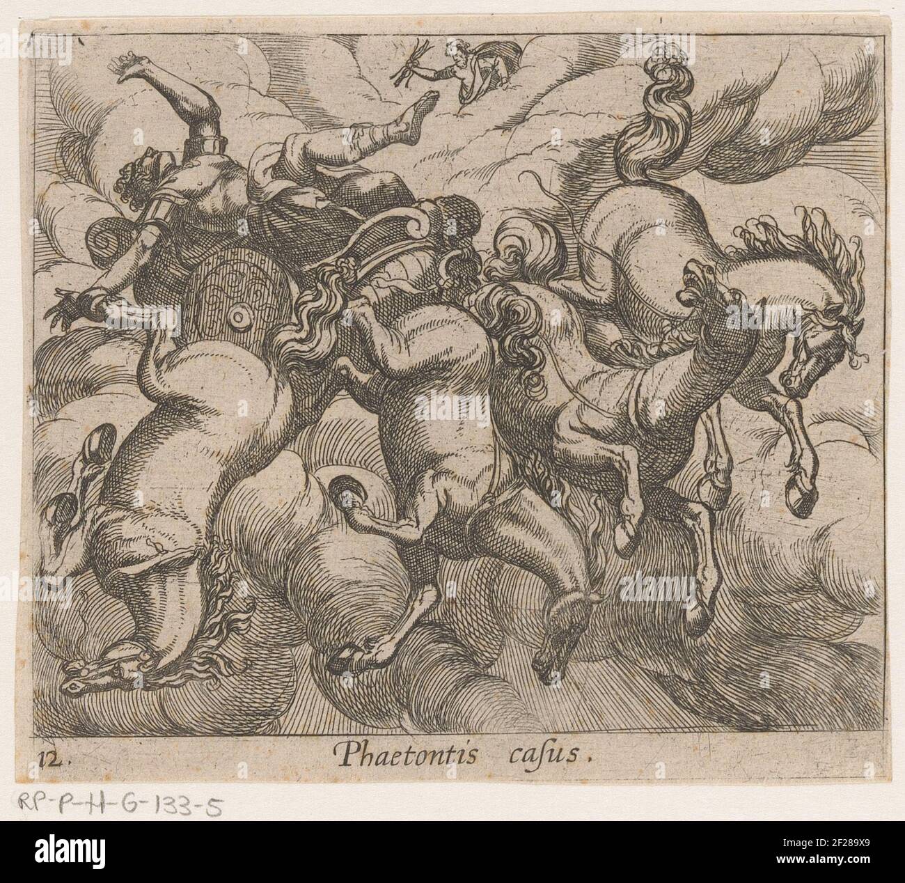 Fall of phaeton; Phaetontis case; Metamorphoseon Sive Transformationum ...