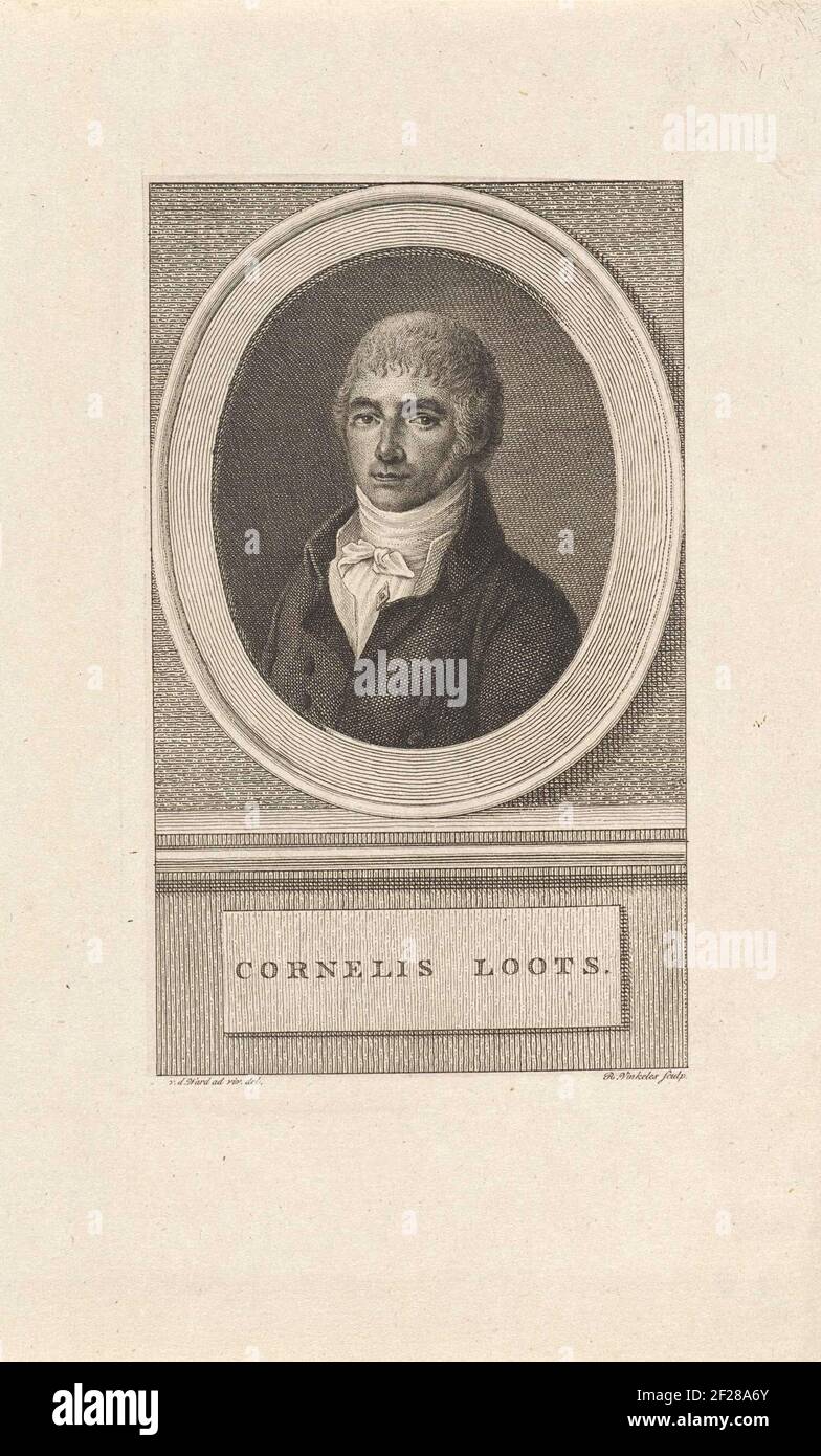 Portrait of the Dutch poet Cornelis Loots Stock Photo - Alamy