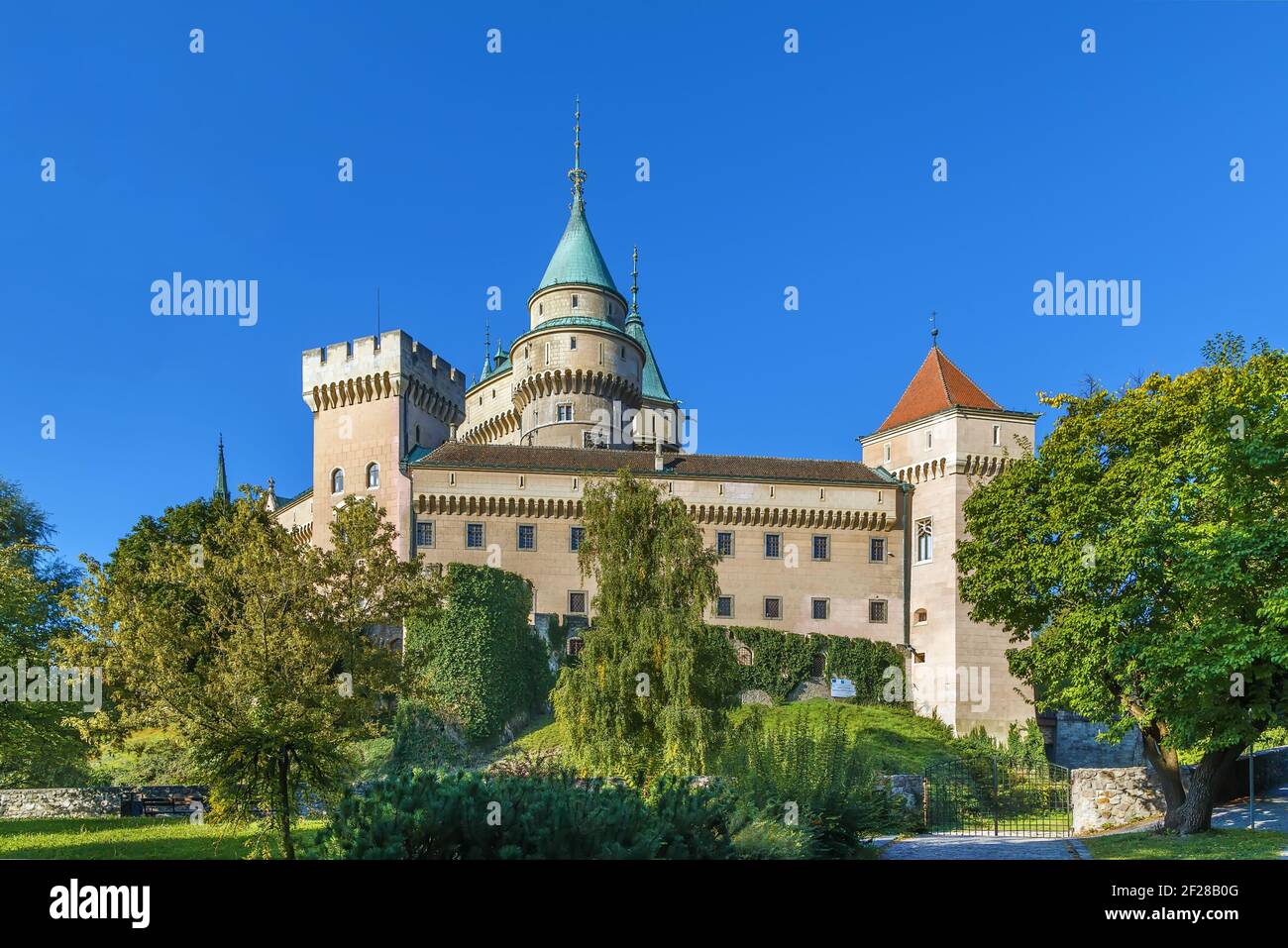 Bojnice Castle, Slovakia Stock Photo - Alamy