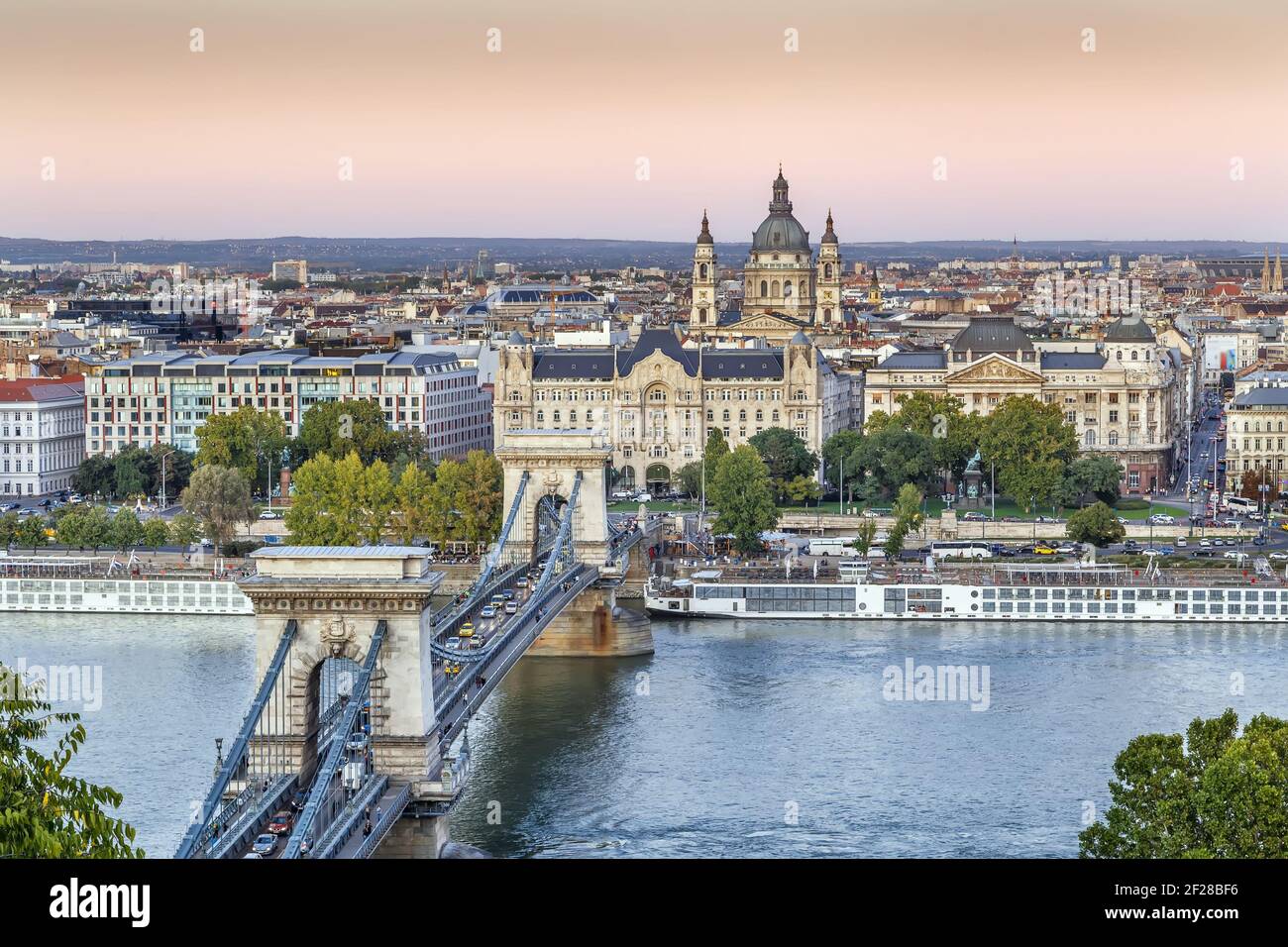 View of Budapest from Fisherman Bastion, Hungary Stock Photo - Alamy