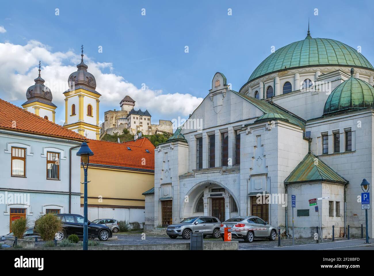 View of Trencin, Slovakia Stock Photo - Alamy