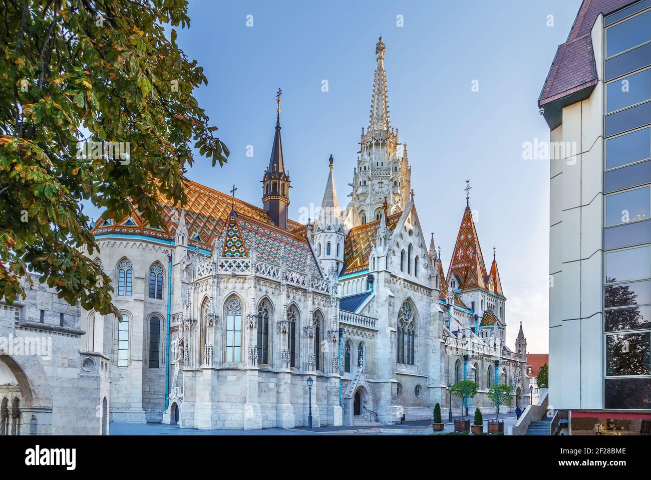 Matthias church tile hi-res stock photography and images - Alamy