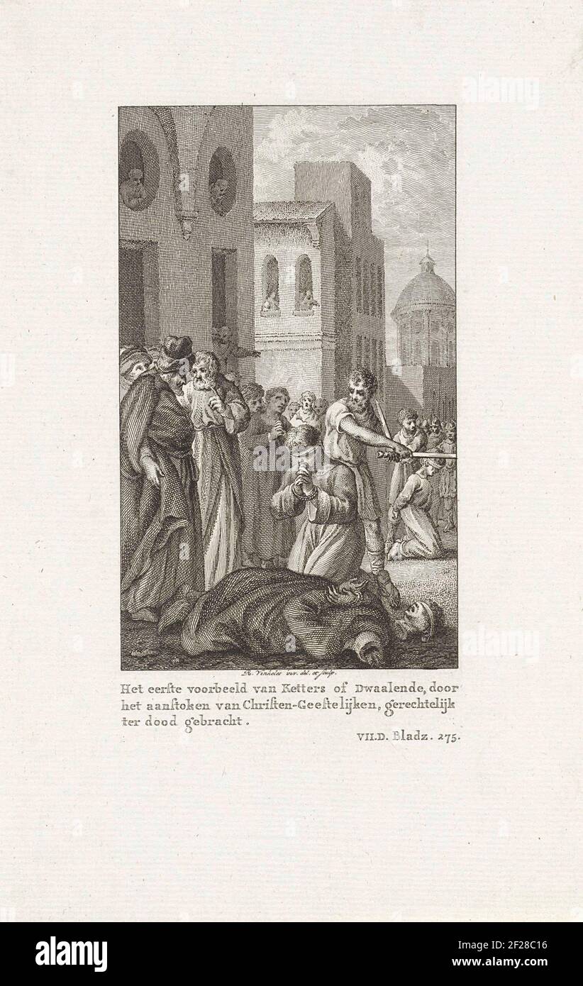 Heretics publicly beheaded; The first example of heretics or wandering ...