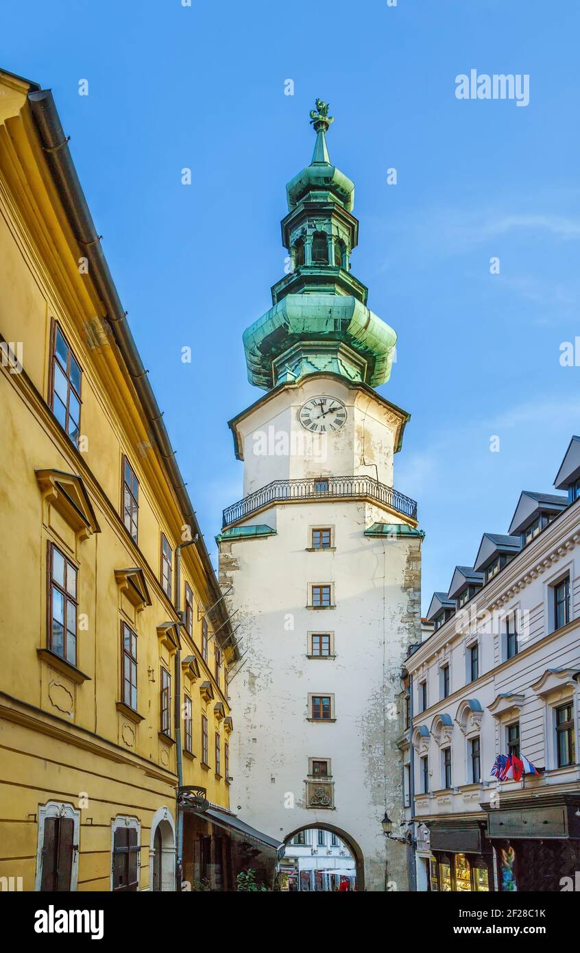 Michael's Gate, Bratislava, Slovakia Stock Photo - Alamy