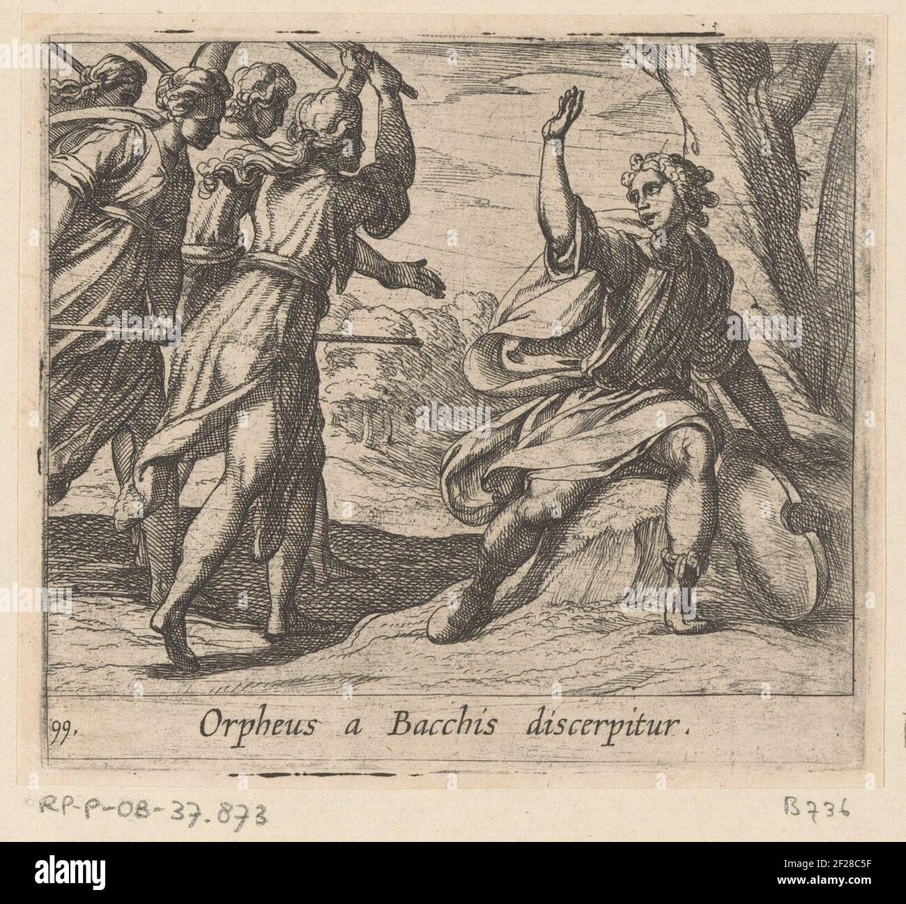 Death of orpheus; Orpheus A Bacchis Discerpitur; Metamorphoseon Sive ...