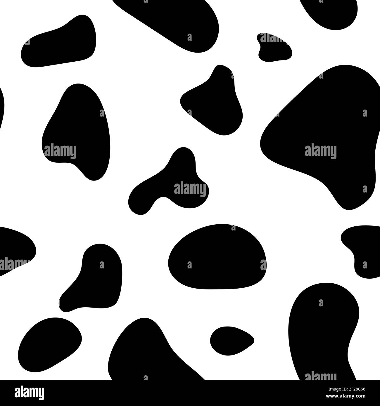 Irregular Blob Seamless Pattern Of Abstract Organic Shapes Abstract Irregular Random Blobs