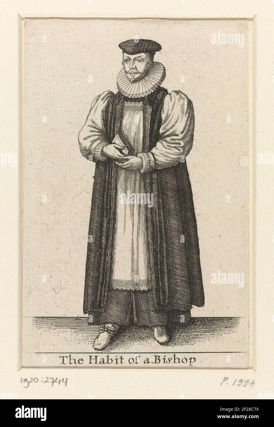 Ceremonial clothing from an English bishop; William Laud, Archbishop of ...