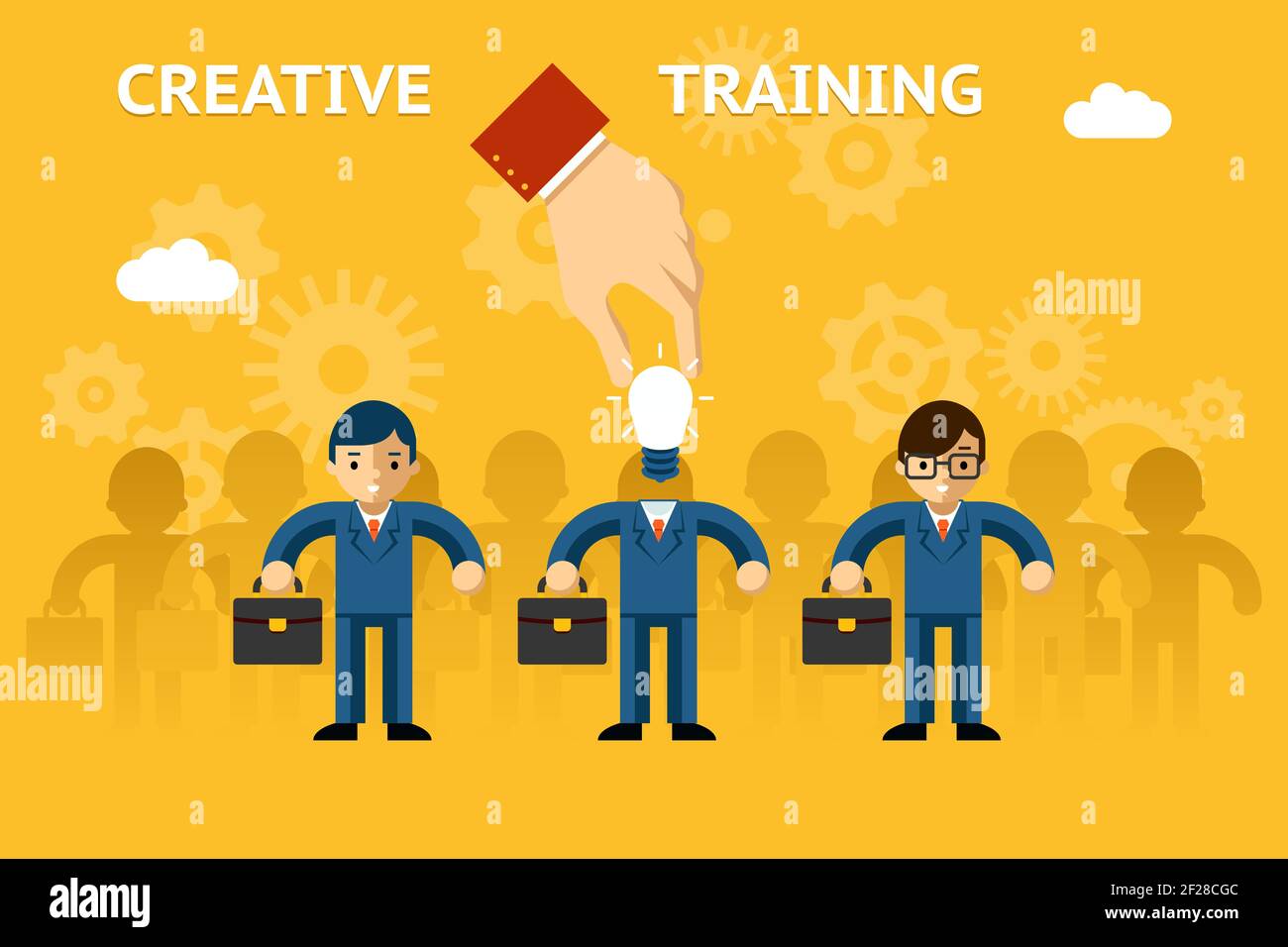 Creative training. Business education, idea creativity, success and ...