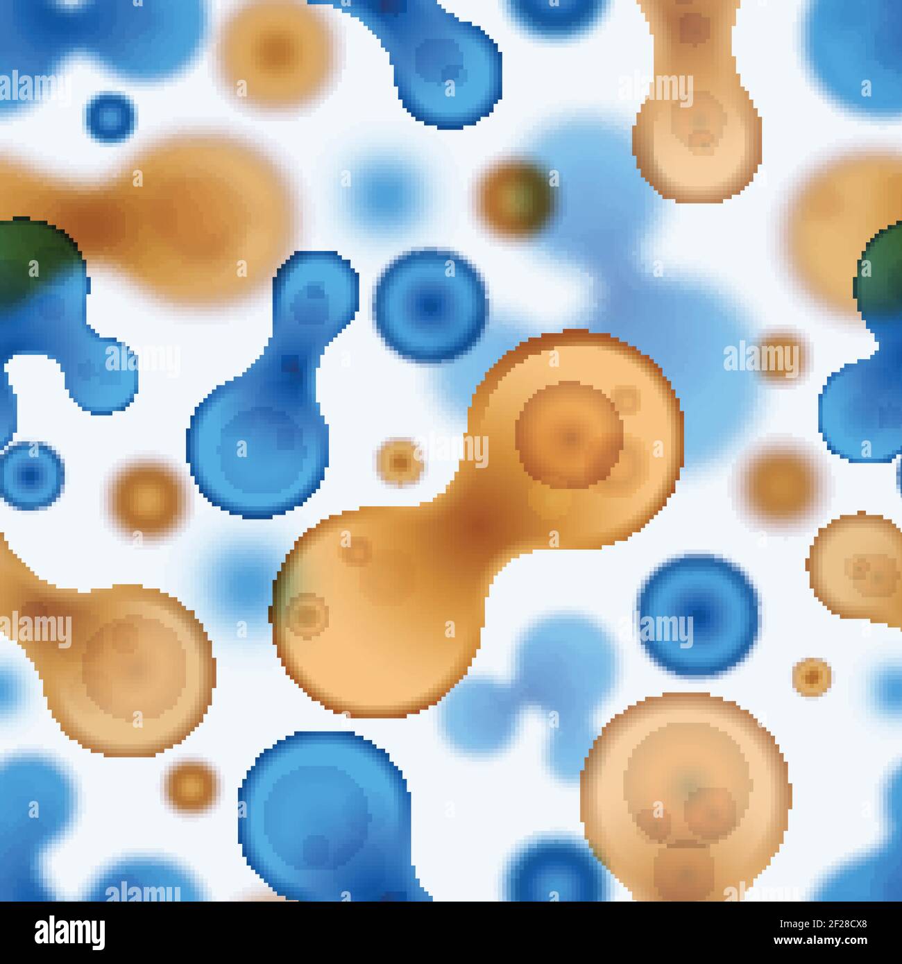 Molecules seamless background. Science and microbiology concept ...