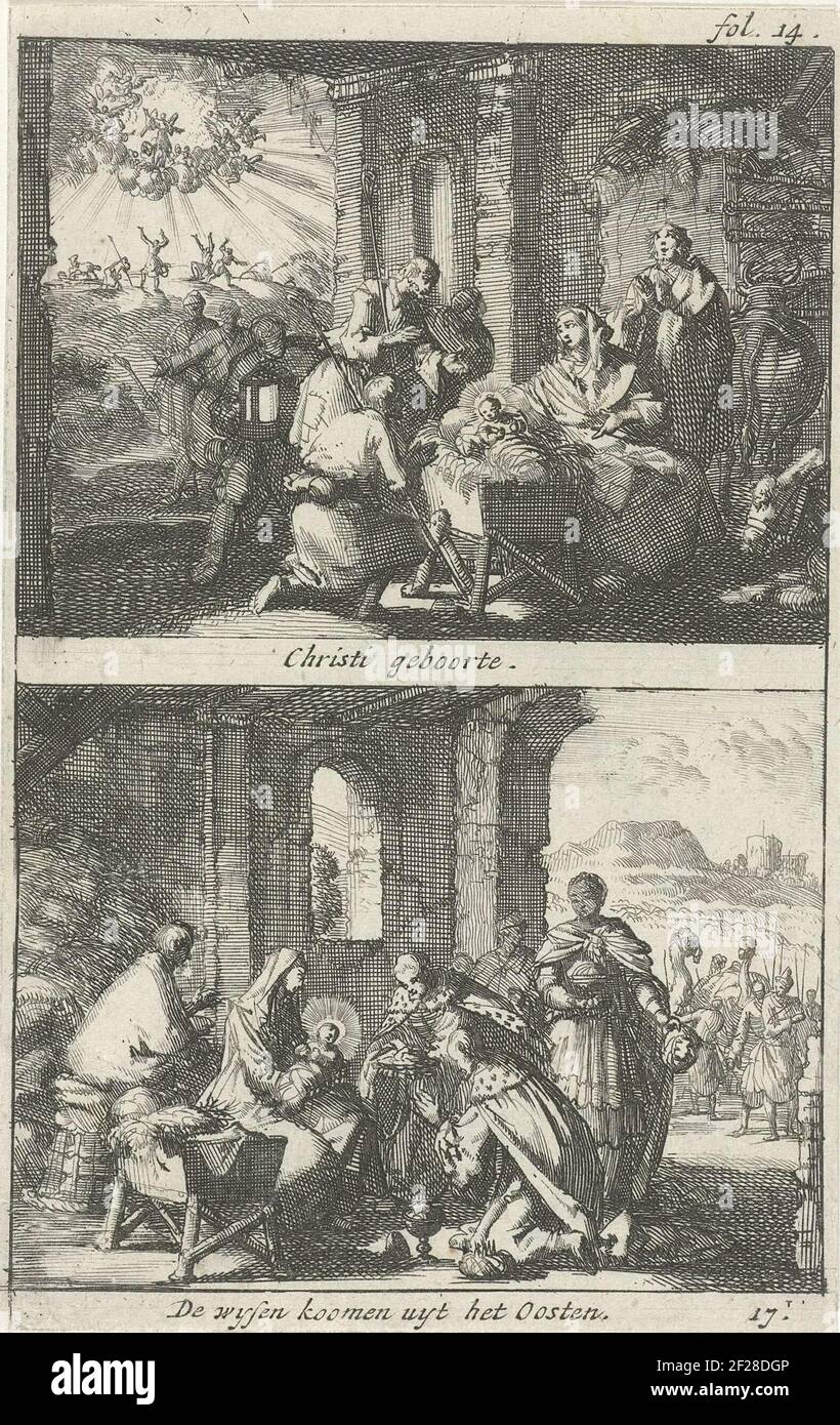 Two representations of one plate. Print at the top right labeled: fol ...