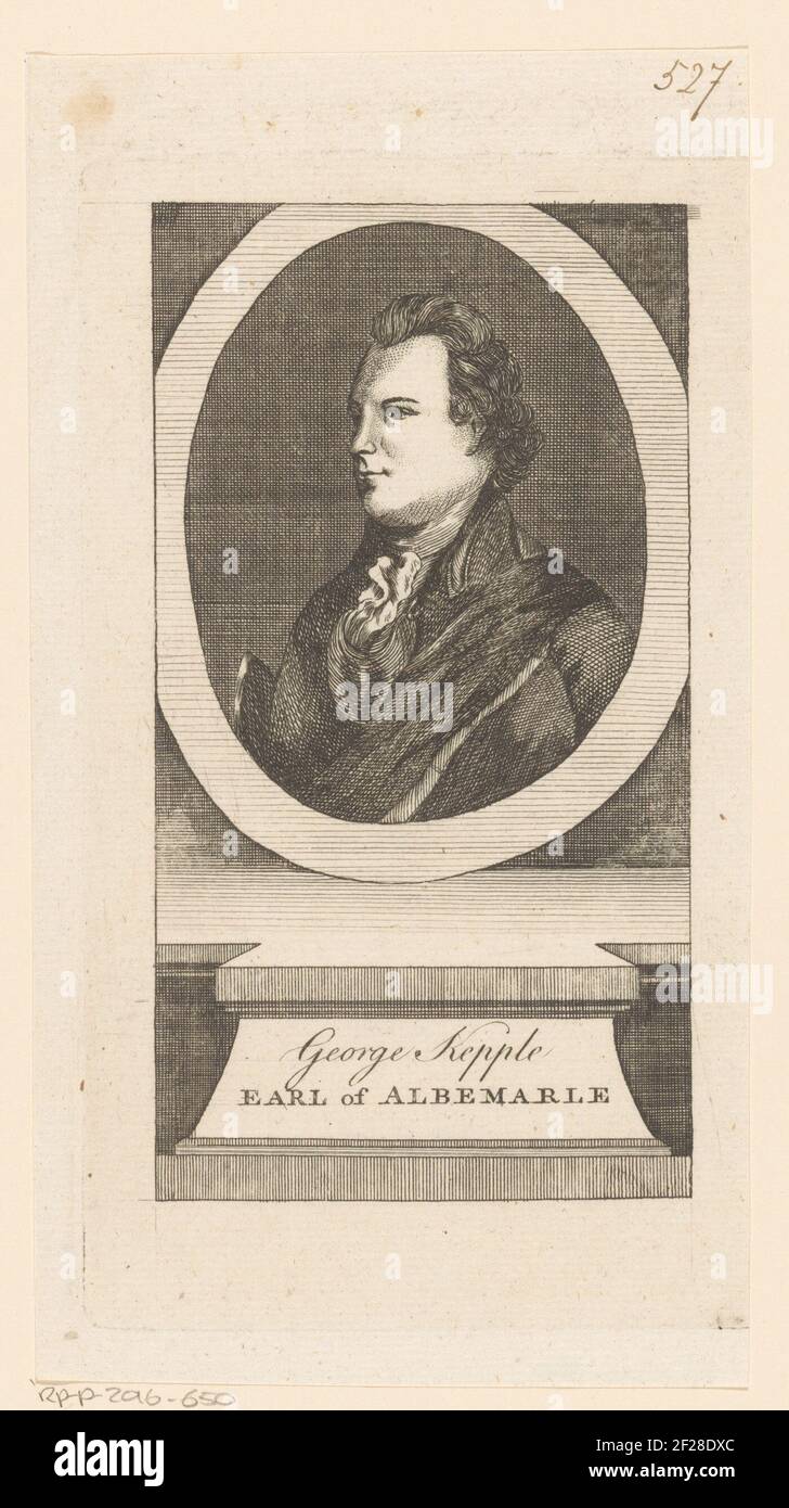 Portret van George Keppel, graaf van Albemarle.Portrait of George ...