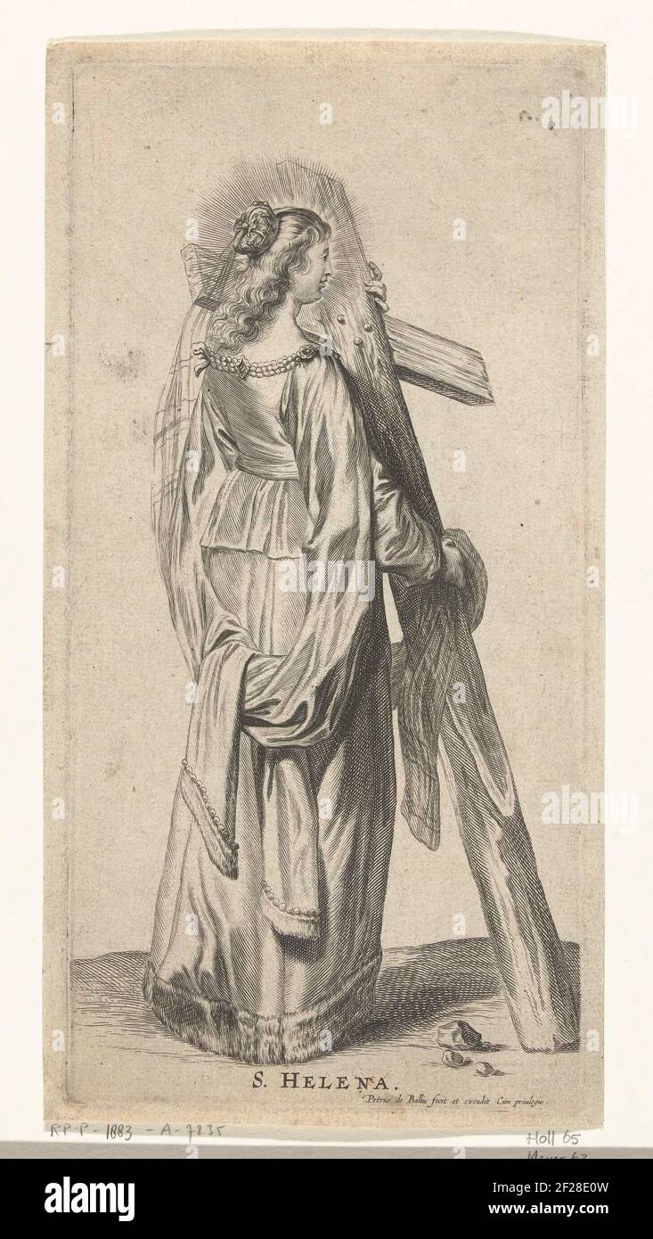 Saint Helena with the true cross; S. Helena Stock Photo - Alamy