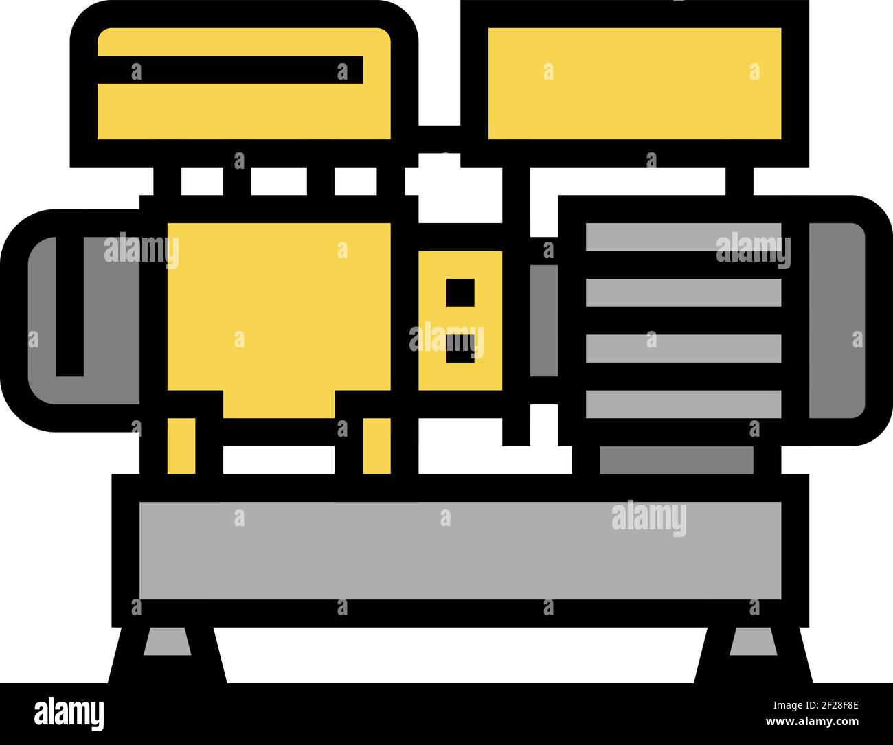 centrifugal air compressor color icon vector illustration Stock Vector ...