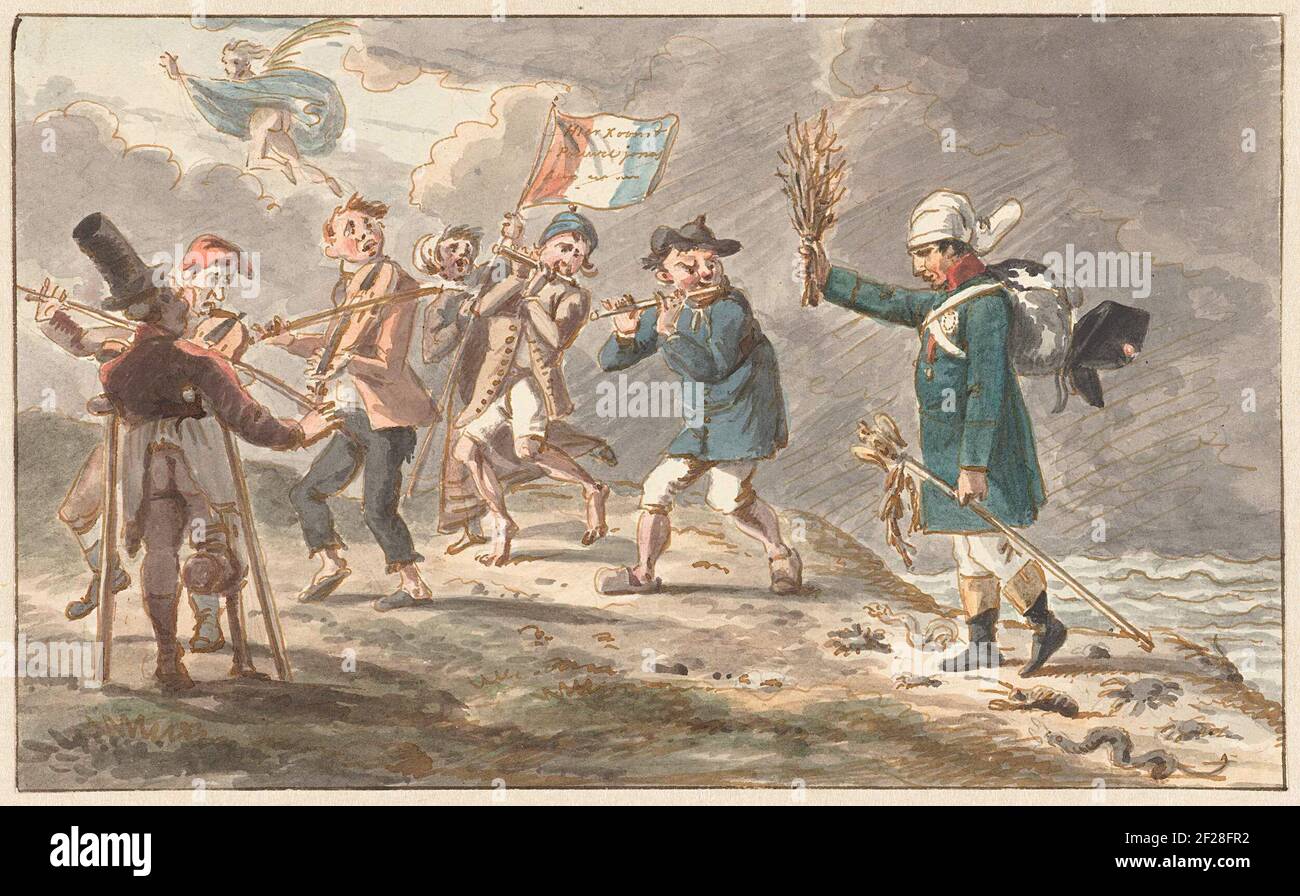 Napoleon Russia Political Cartoon