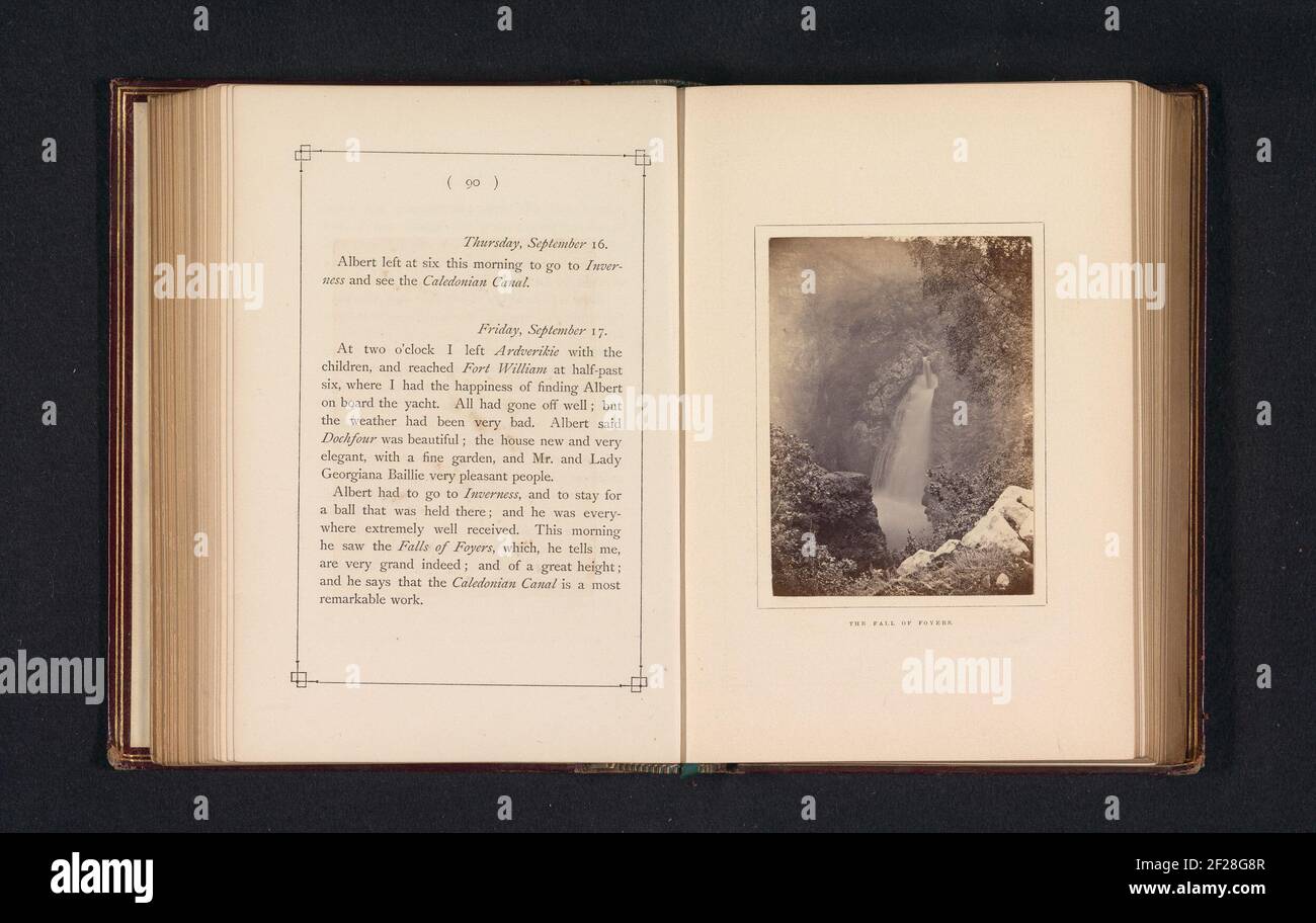 Considered to Falls of Fayers; The Falls of Foyers Stock Photo - Alamy