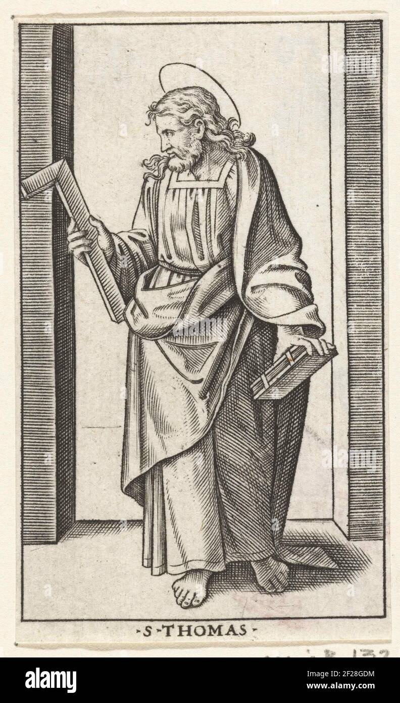 Apostle Tomas with shopping hook; S Thomas; Christ and the apostles ...