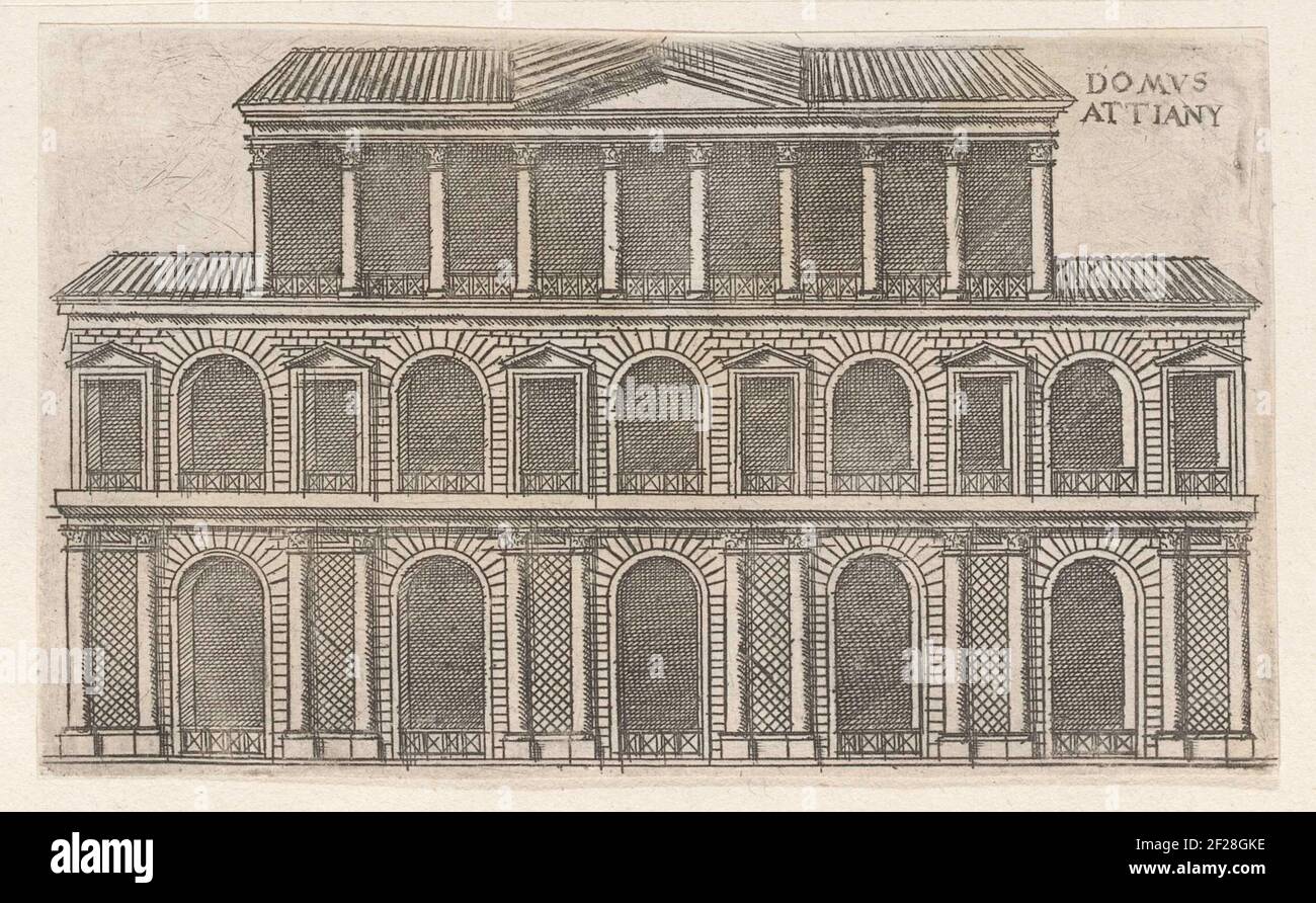 Domus Attianus; Domus Attiay; Book of the Roman ancient buildings ...