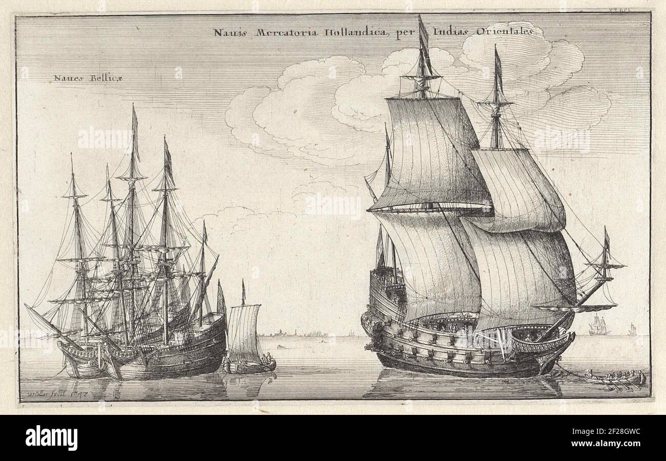 Dutch West India and two warships; Navis Mercatoria Hollandica, per ...
