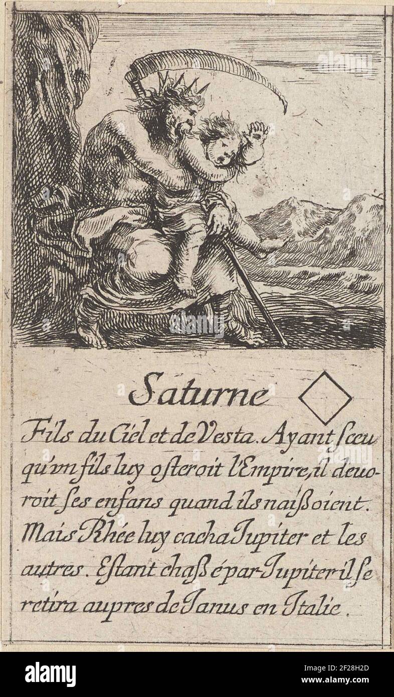 Saturn; Windscreen king; Saturn; Card game with mythological ...