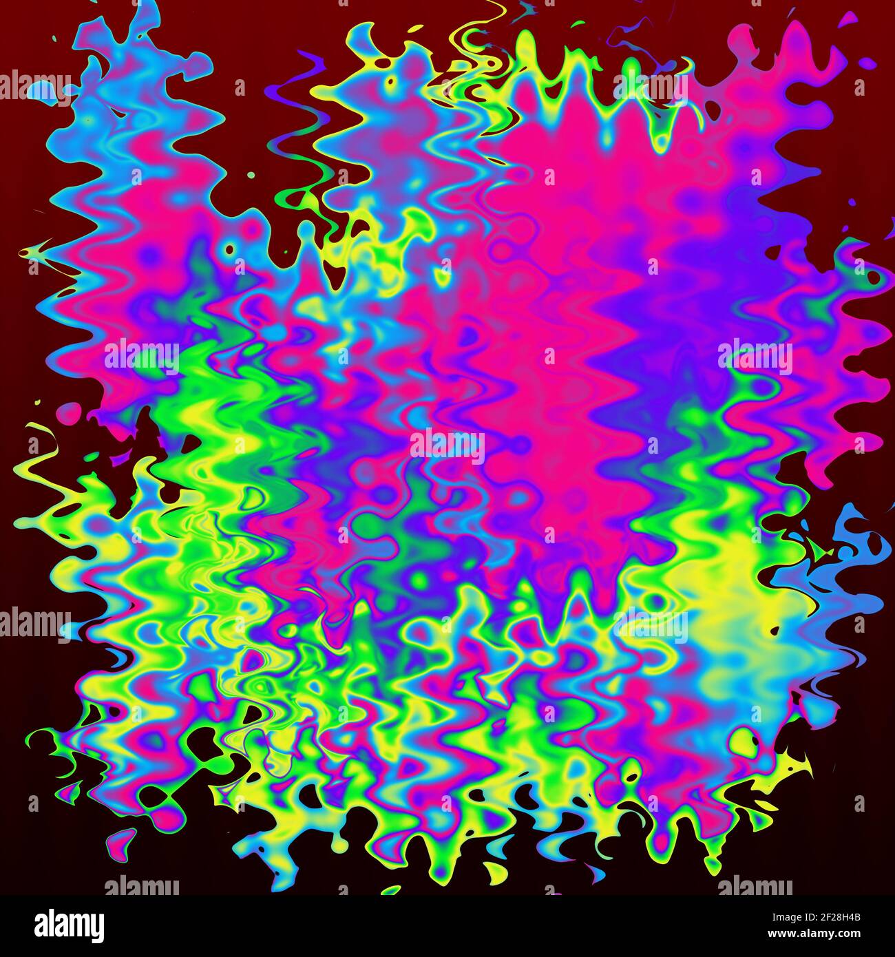 An abstract psychedelic splatter shape background image Stock Photo - Alamy