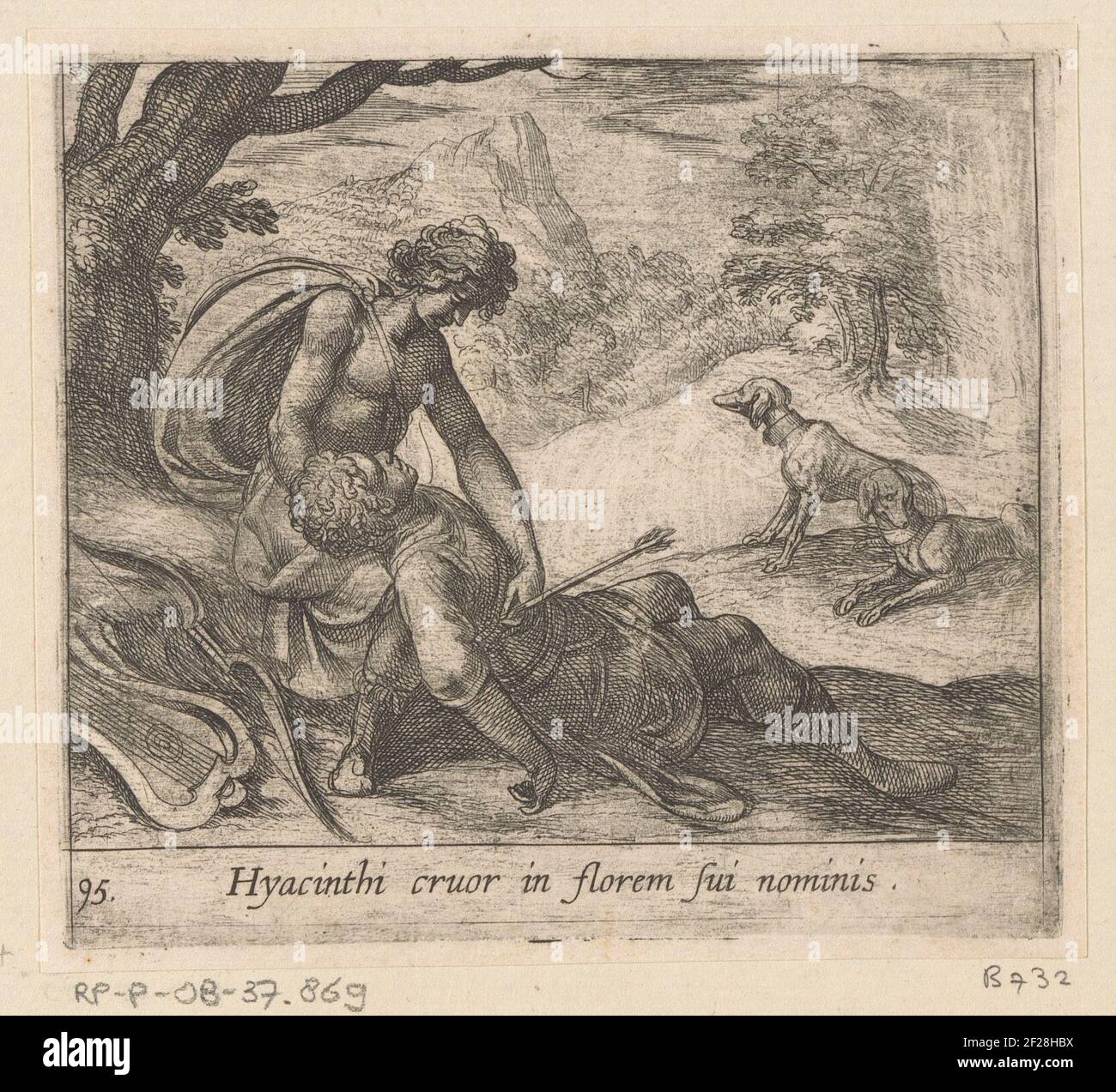 Death of hyacinthus; Hyacinthi cruor in Florem Sui Nominis ...