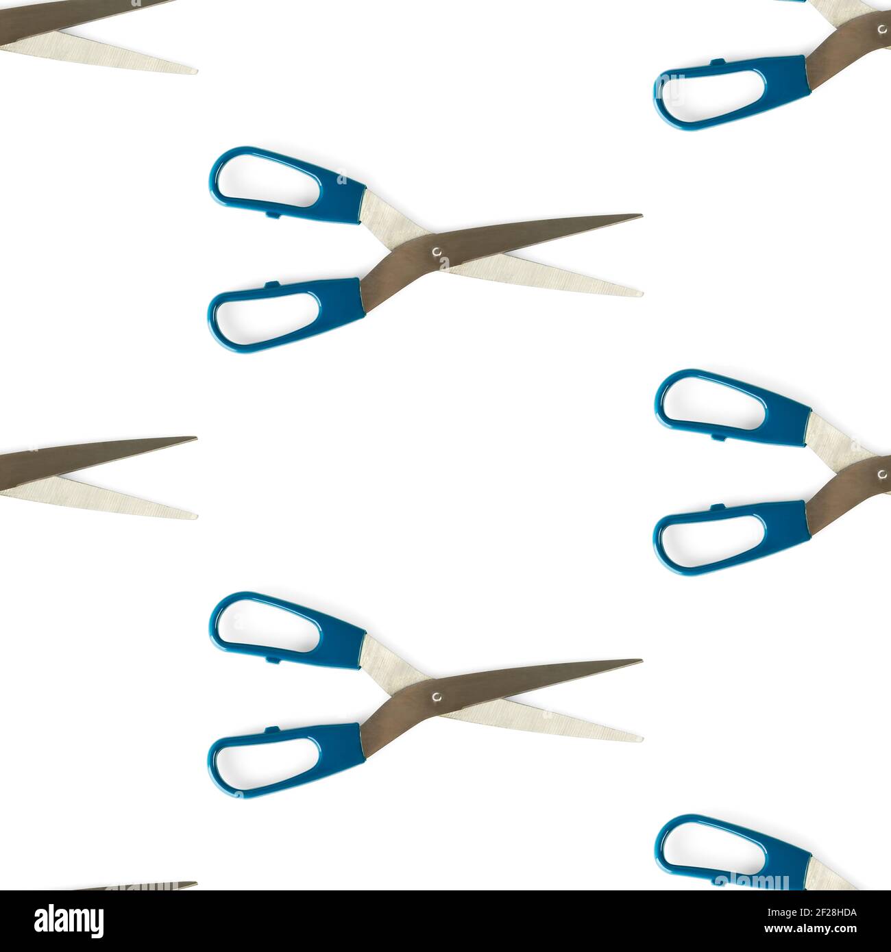 Seamless pattern of scissors separated flat layer. Scissors concept for ...