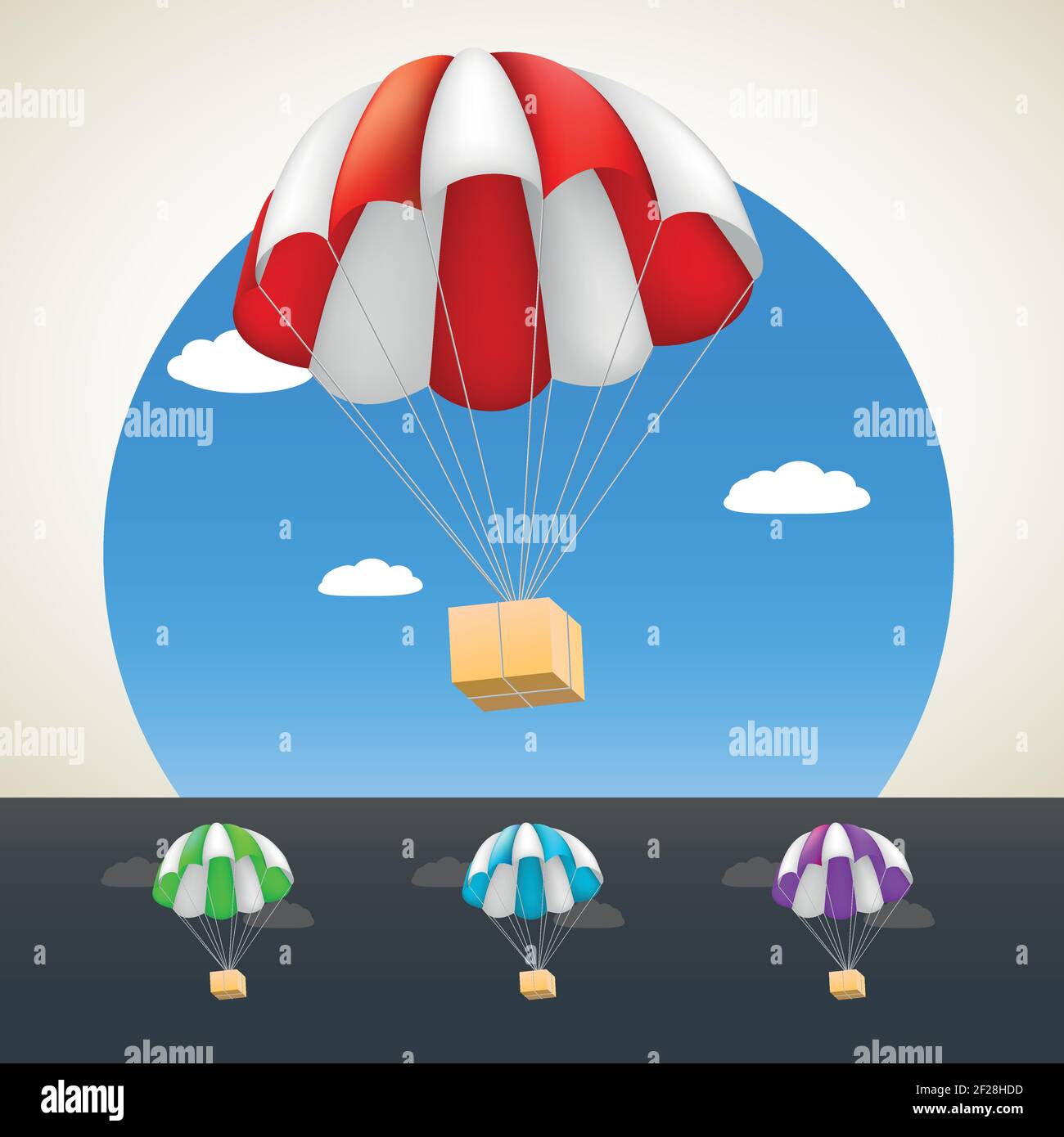 Parachute pack hi-res stock photography and images - Alamy